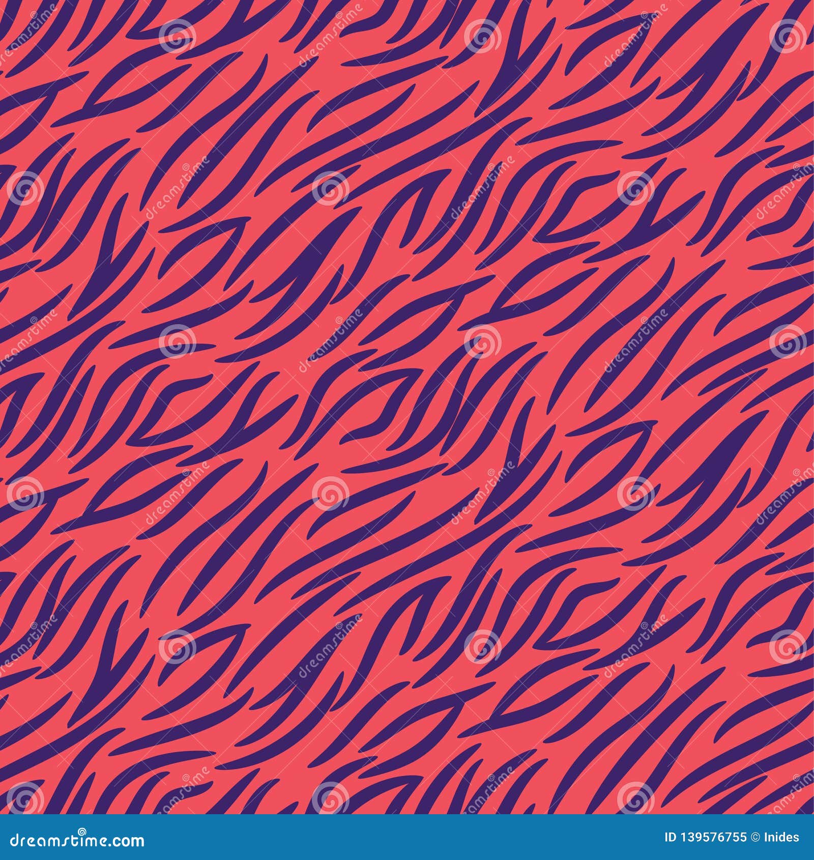 Purple Tiger Stripes Background