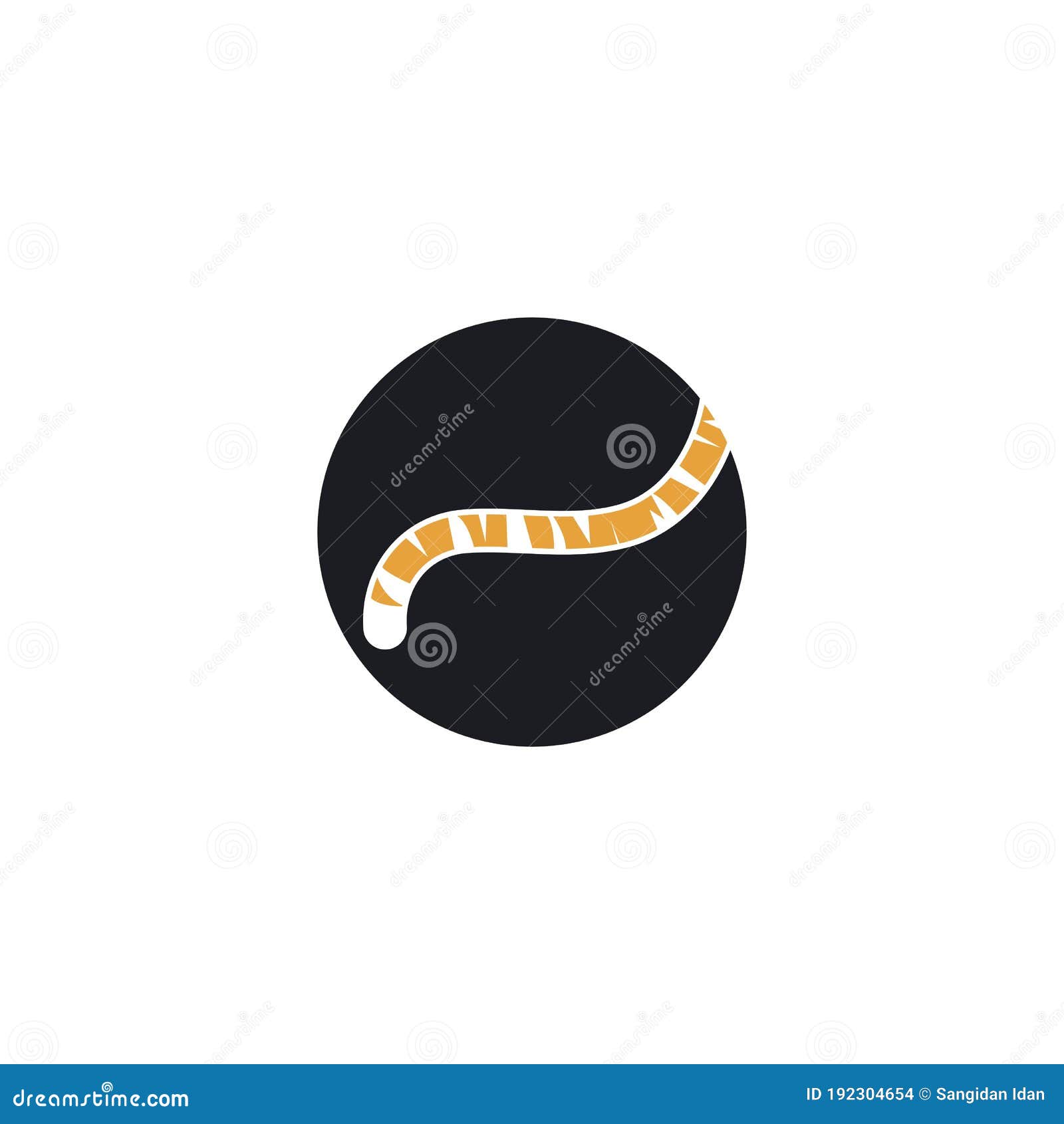 Tiger Tail Icon Vector Illustration Design Stock Vector - Illustration ...