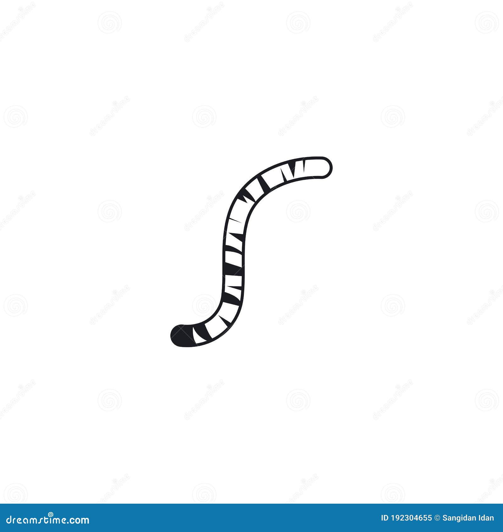 Tiger Tail Icon Vector Illustration Design Stock Vector - Illustration ...