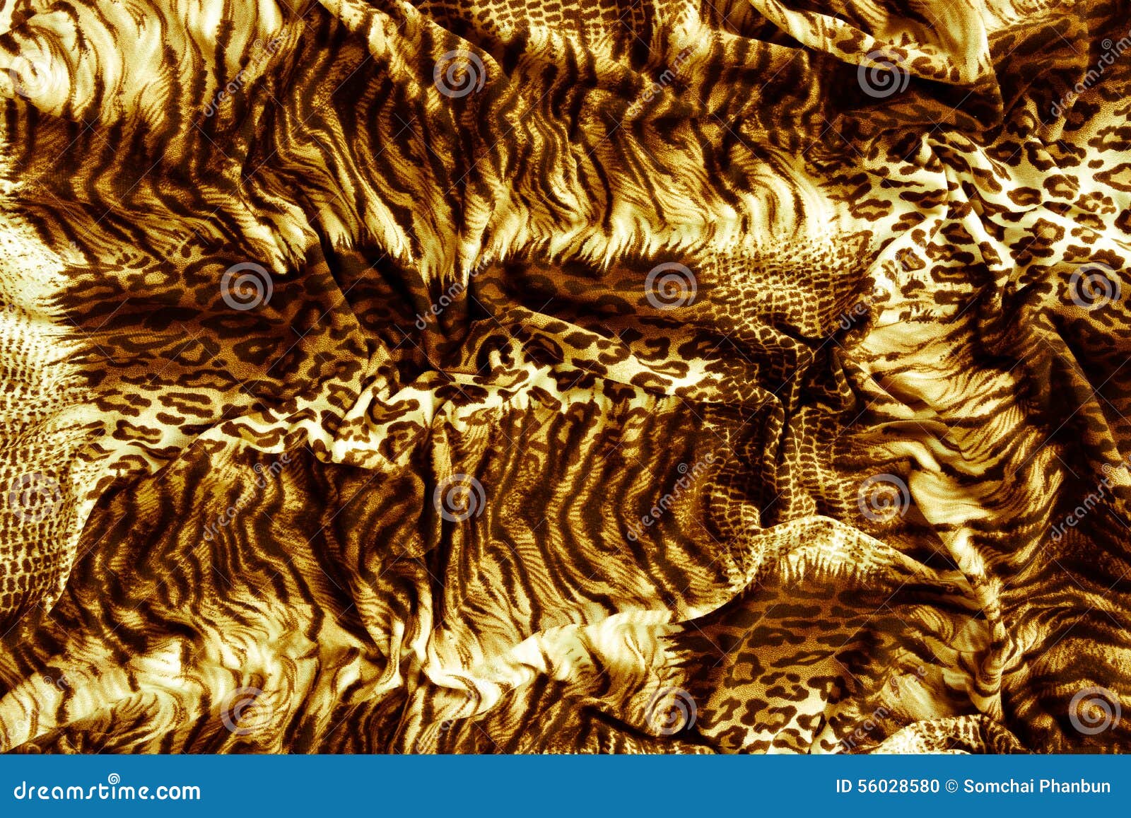Tiger Textile Piece of Clothes Stock Photo - Image of design, close ...