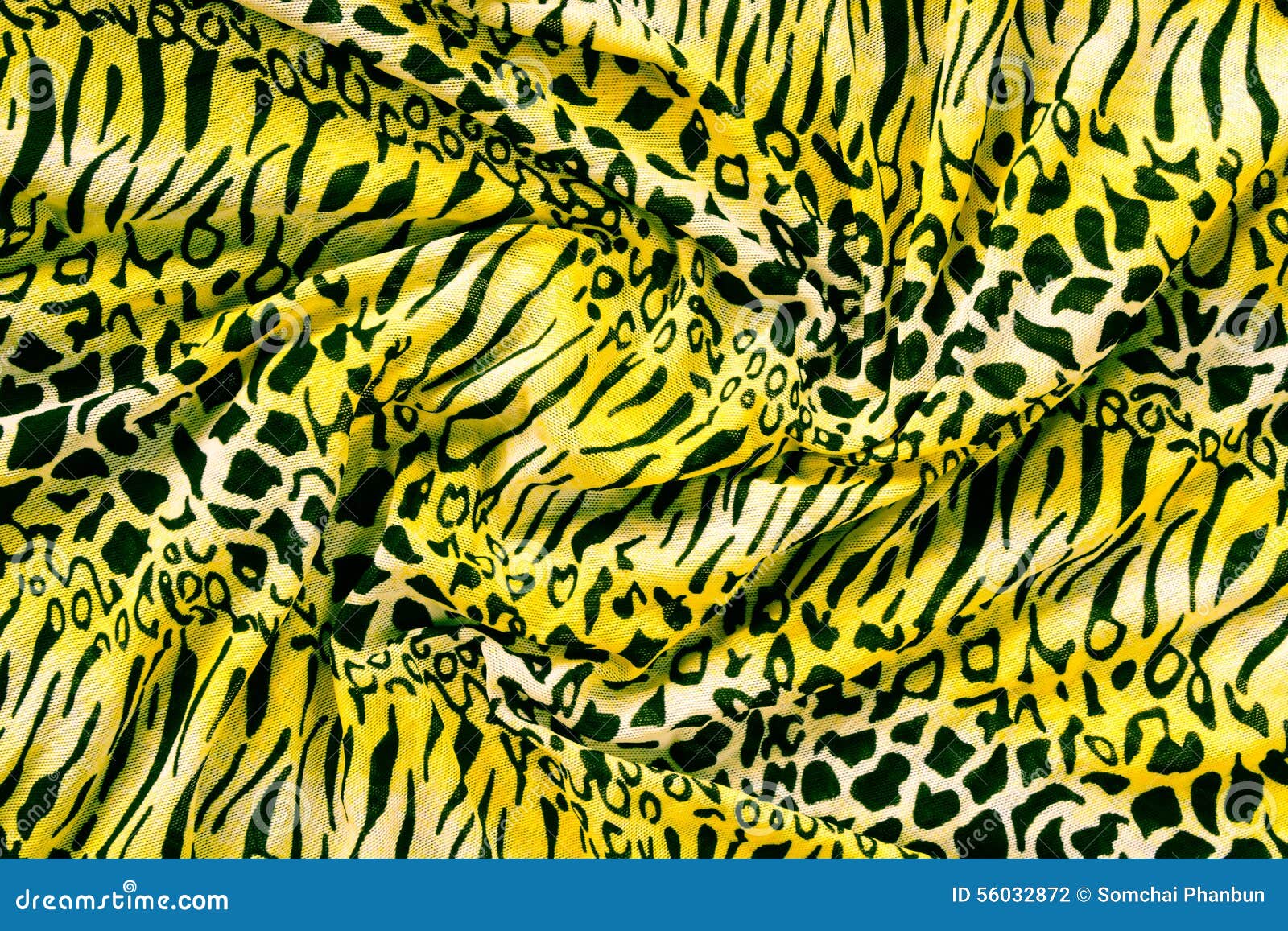 Tiger Textile Piece of Clothes Stock Photo - Image of luxury, clothing ...