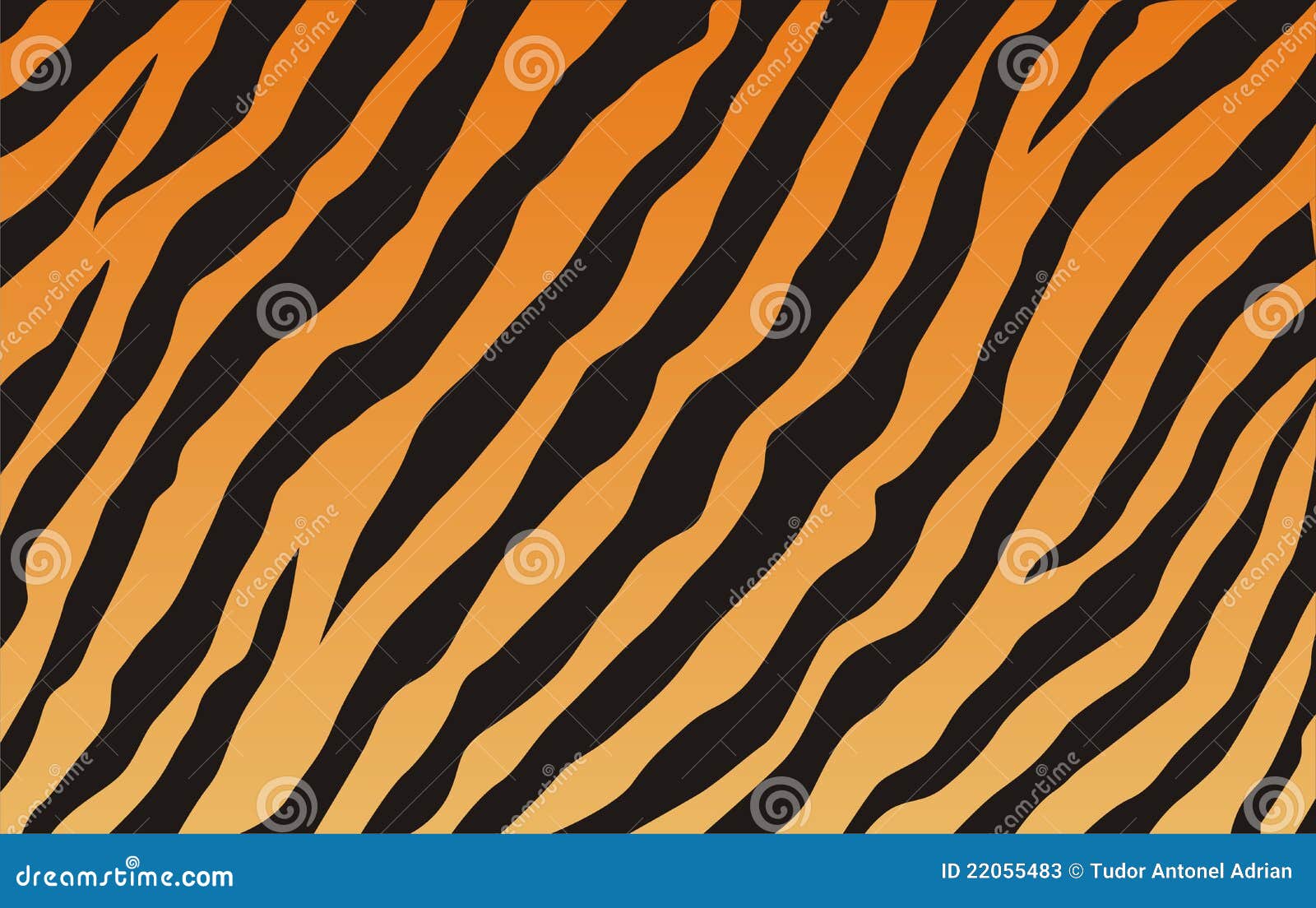 Tiger Texture Seamless Animal Pattern Background Vector Illustration ...