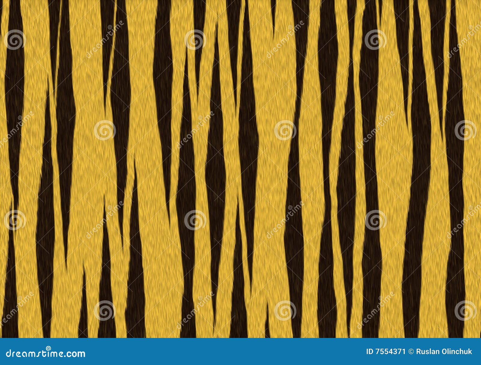 Tiger Texture Seamless Animal Pattern Background Vector Illustration ...