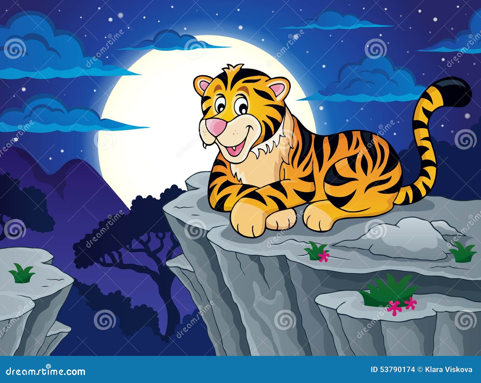 Tiger theme image 3 stock vector. Illustration of eps10 - 53790174
