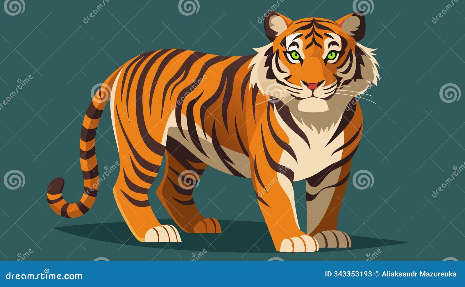 Tiger Transparent Background, Stock Vector - Illustration of striped ...