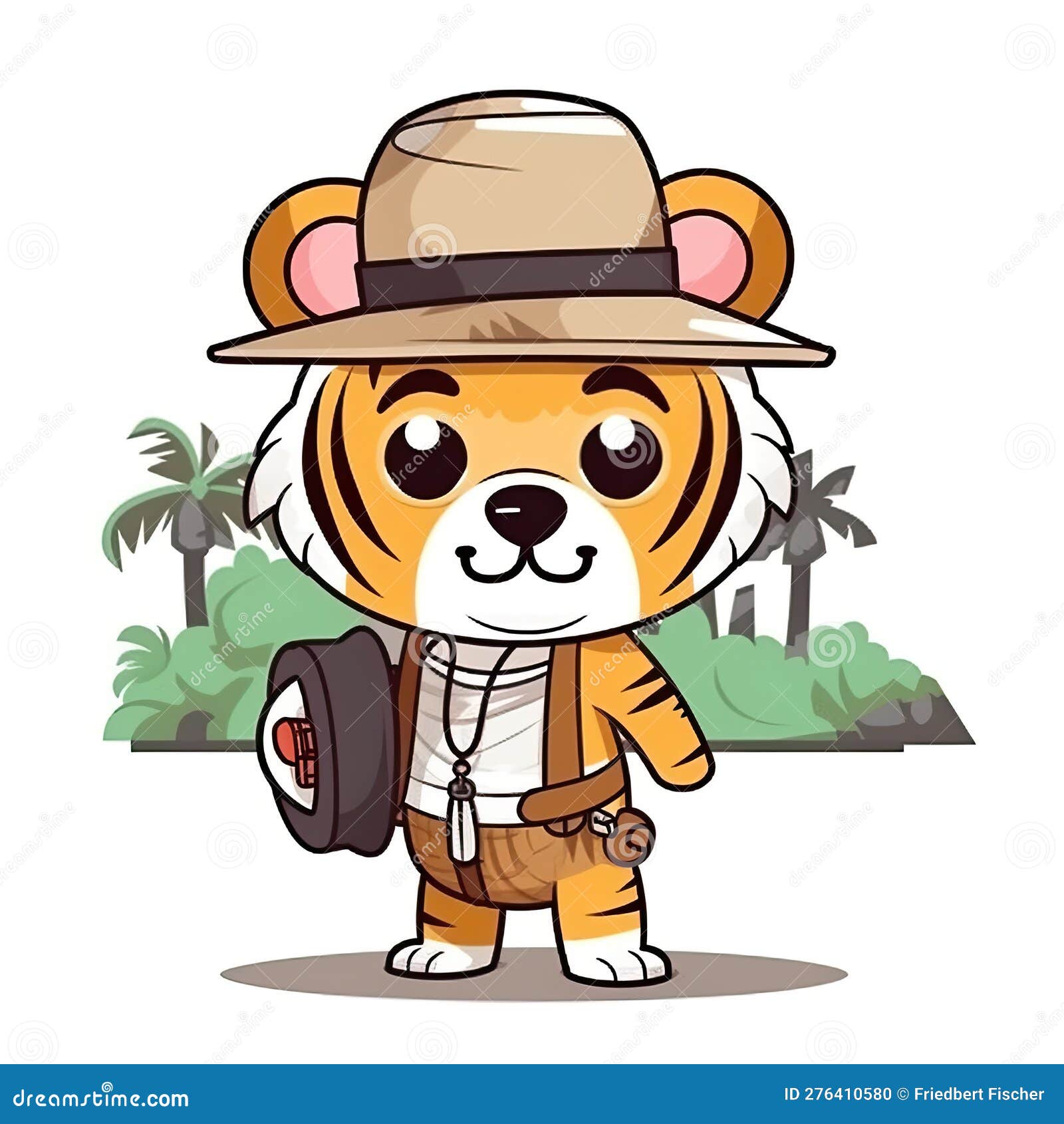 Cartoon Chibi Fantasy Creatures Vector Illustration | CartoonDealer.com ...