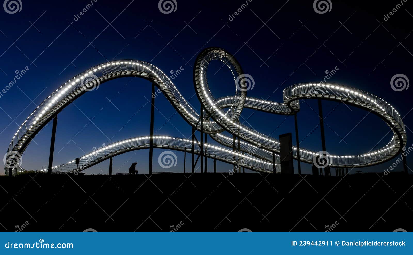 Walkable Tiger And Turtle Roller Coaster Sculpture On Magic Mountain ...
