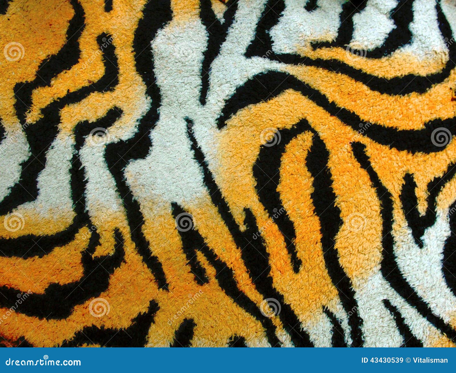 Tigerfell stockbild. Bild von pelz, rechnung, streifen - 43430539