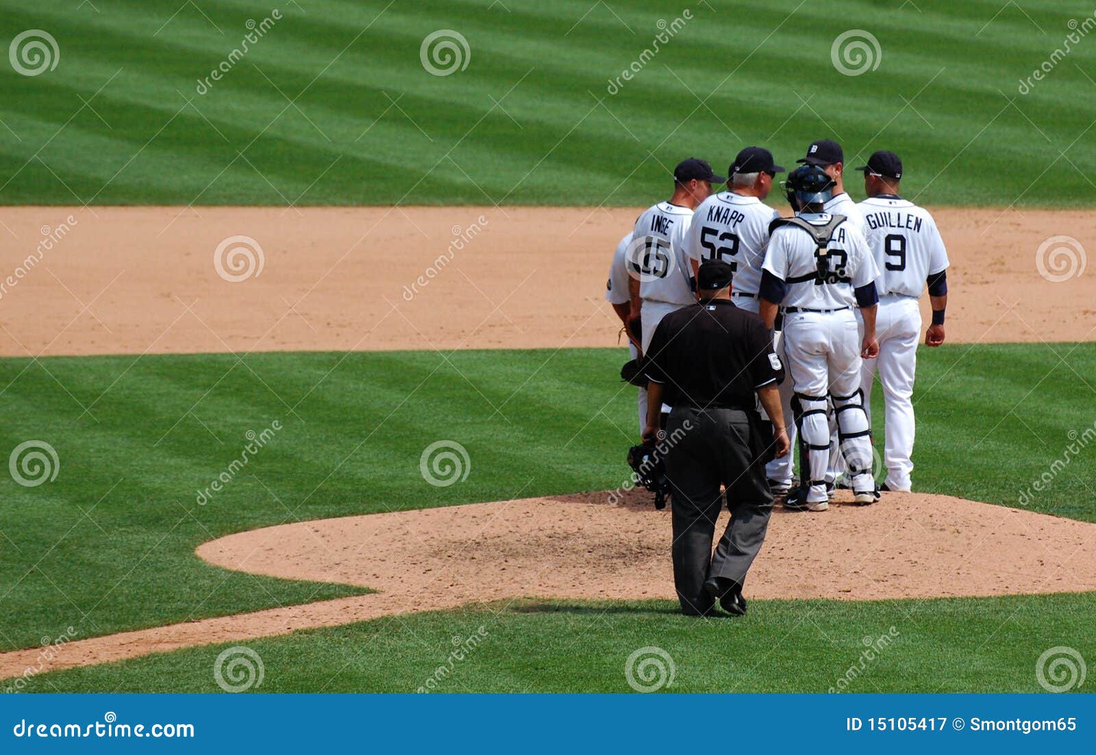 Tigers Game July 11 2010, Mound Conference Editorial Photography ...