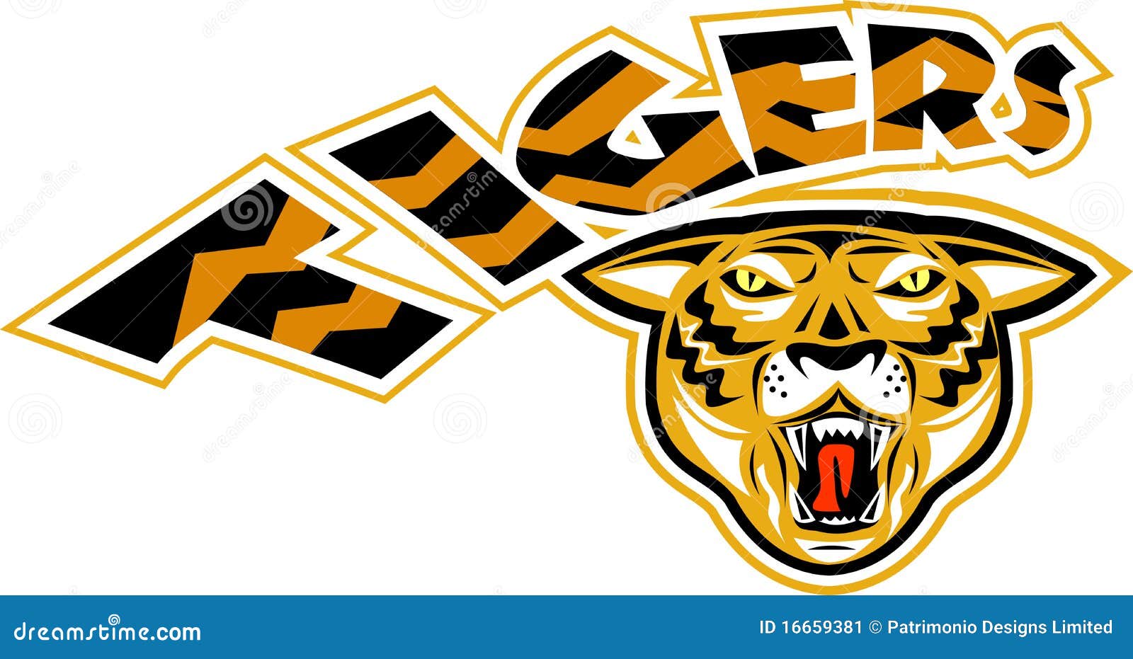 Tigers head stock illustration. Illustration of head - 16659381