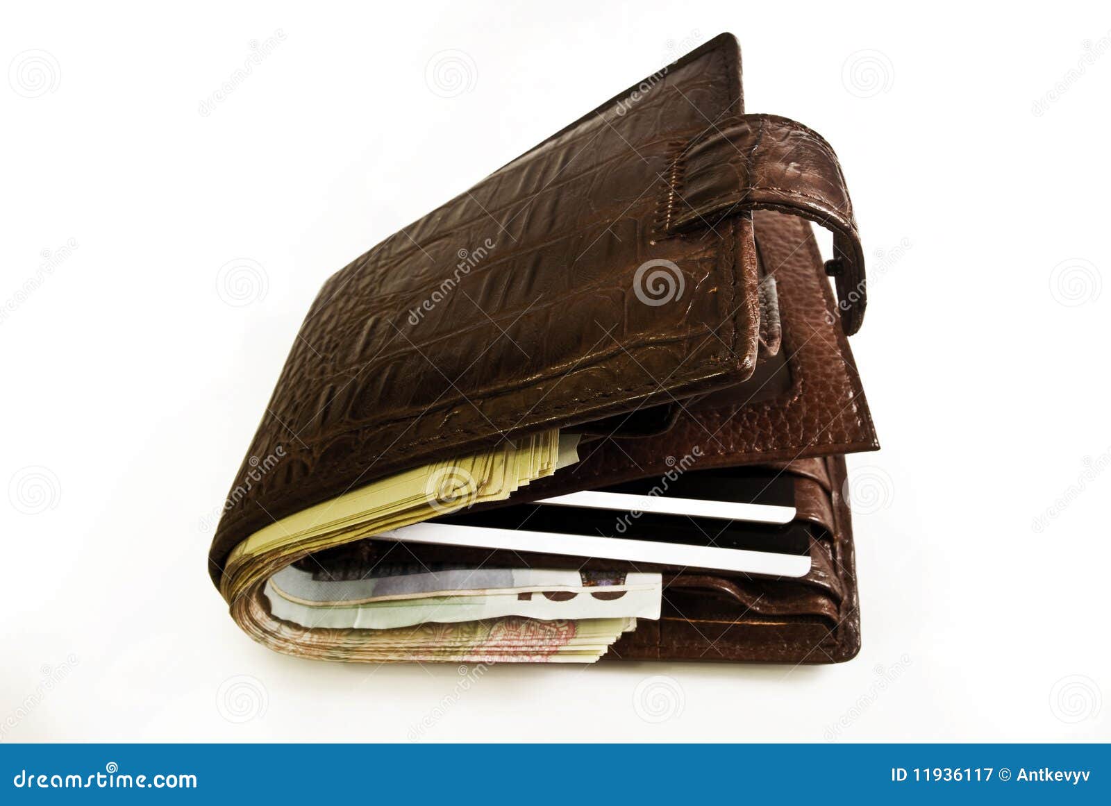 Tight-filled Wallet stock image. Image of richness, wallet - 11936117