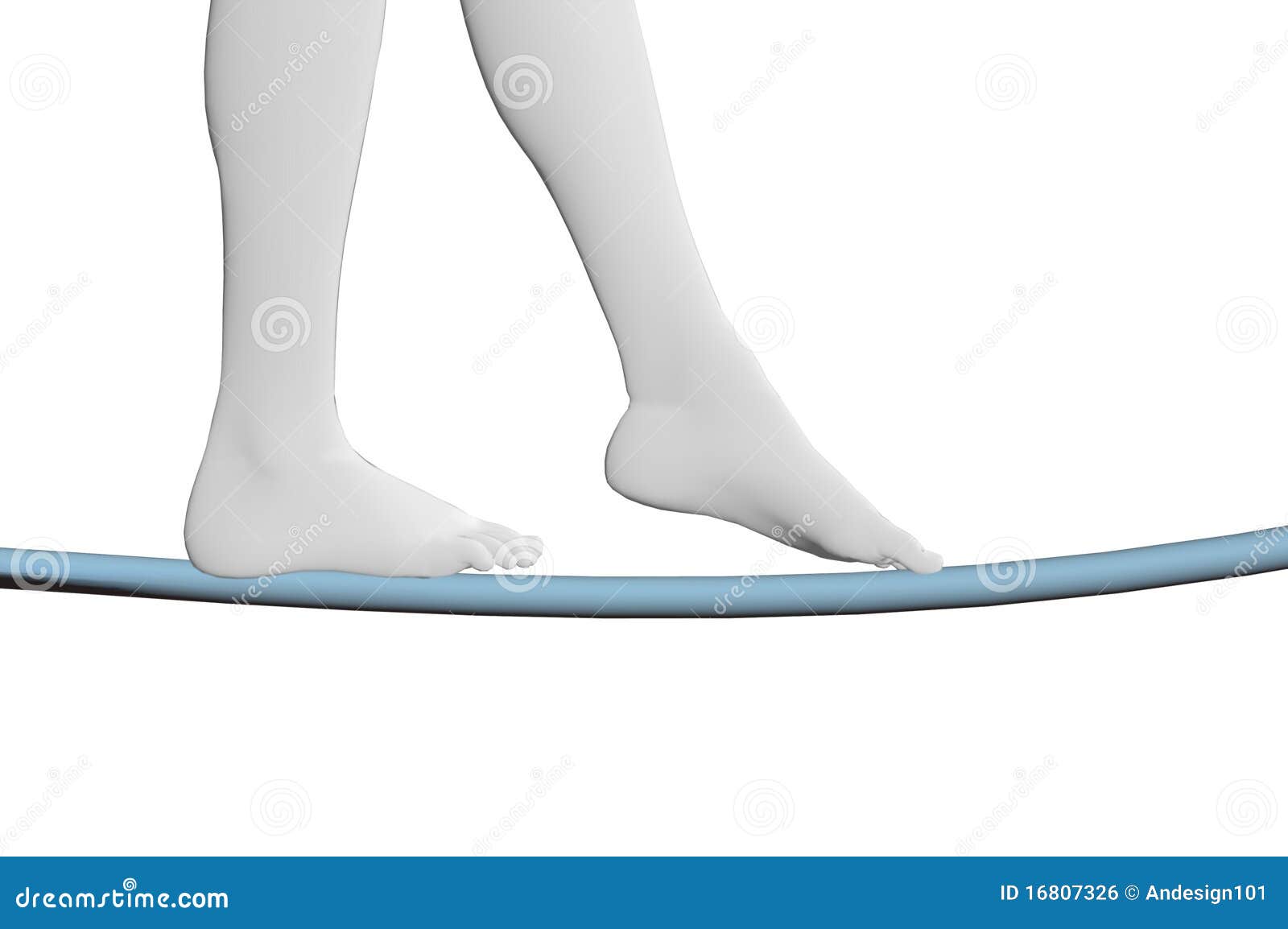 Tight rope stock illustration. Illustration of balancing - 16807326