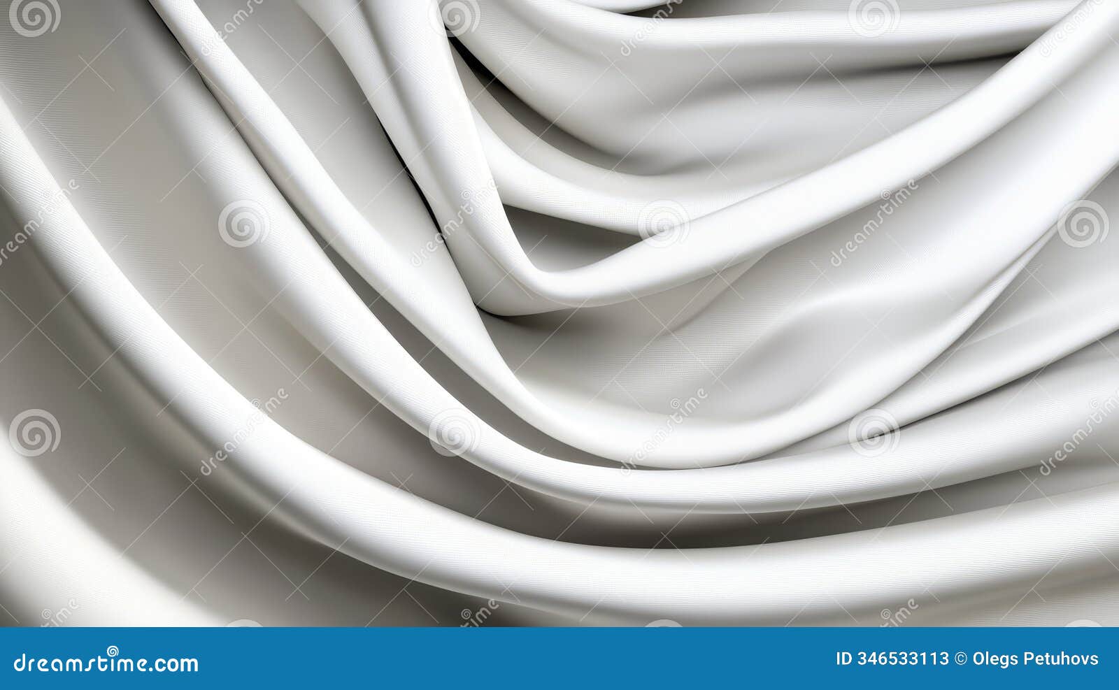 A Tight Shot of White Fabric Showcases Thin Patterns at Its Upper and ...