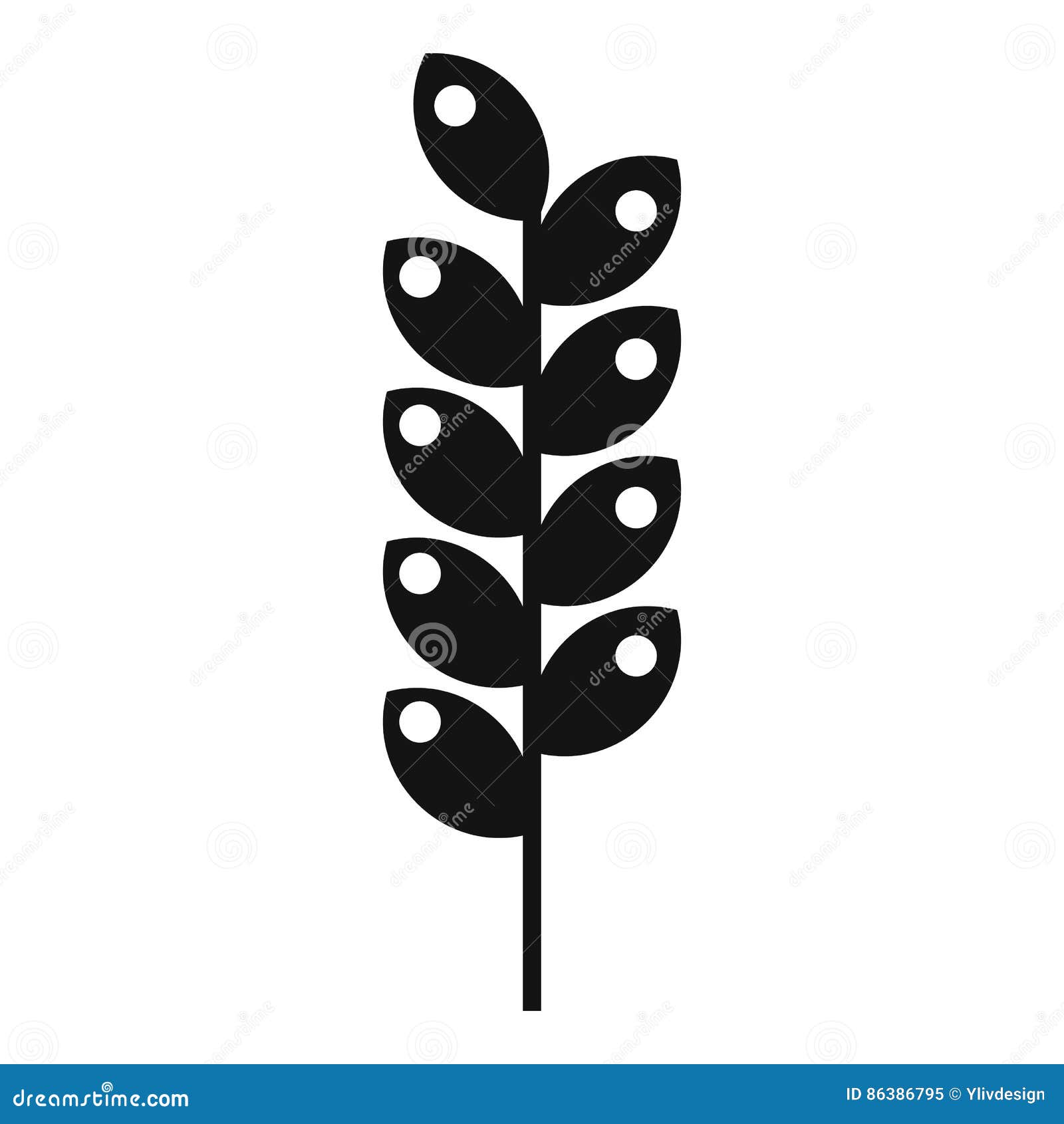 Tight Spike Icon, Simple Style Stock Vector - Illustration of eating ...