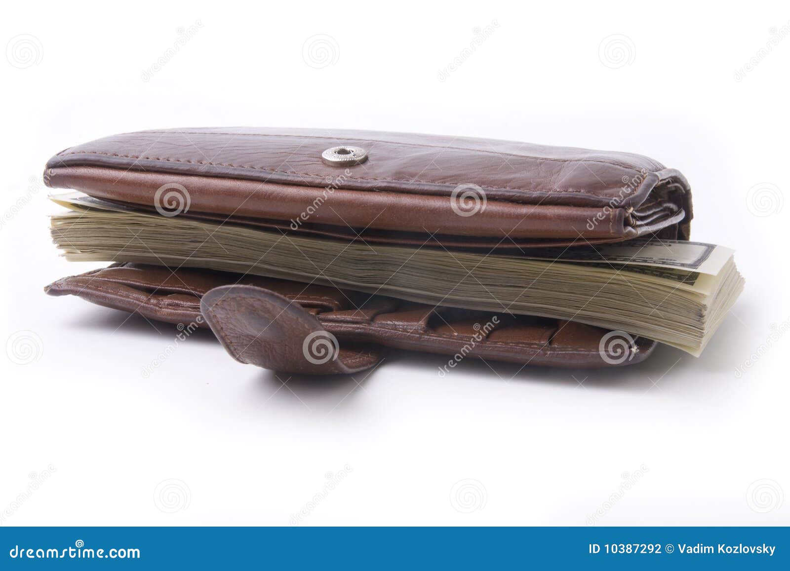 Tightly-stuffed purse stock photo. Image of financial - 10387292