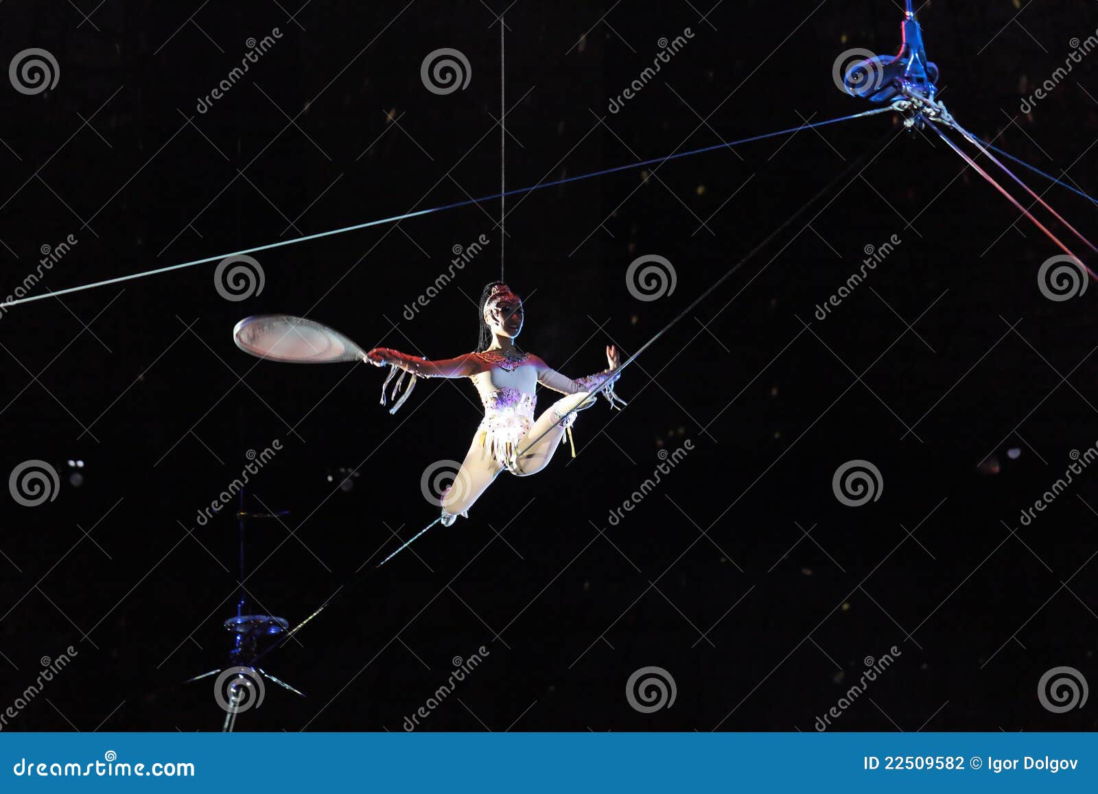 Tightrope walker editorial photography. Image of jeopardy - 22509582
