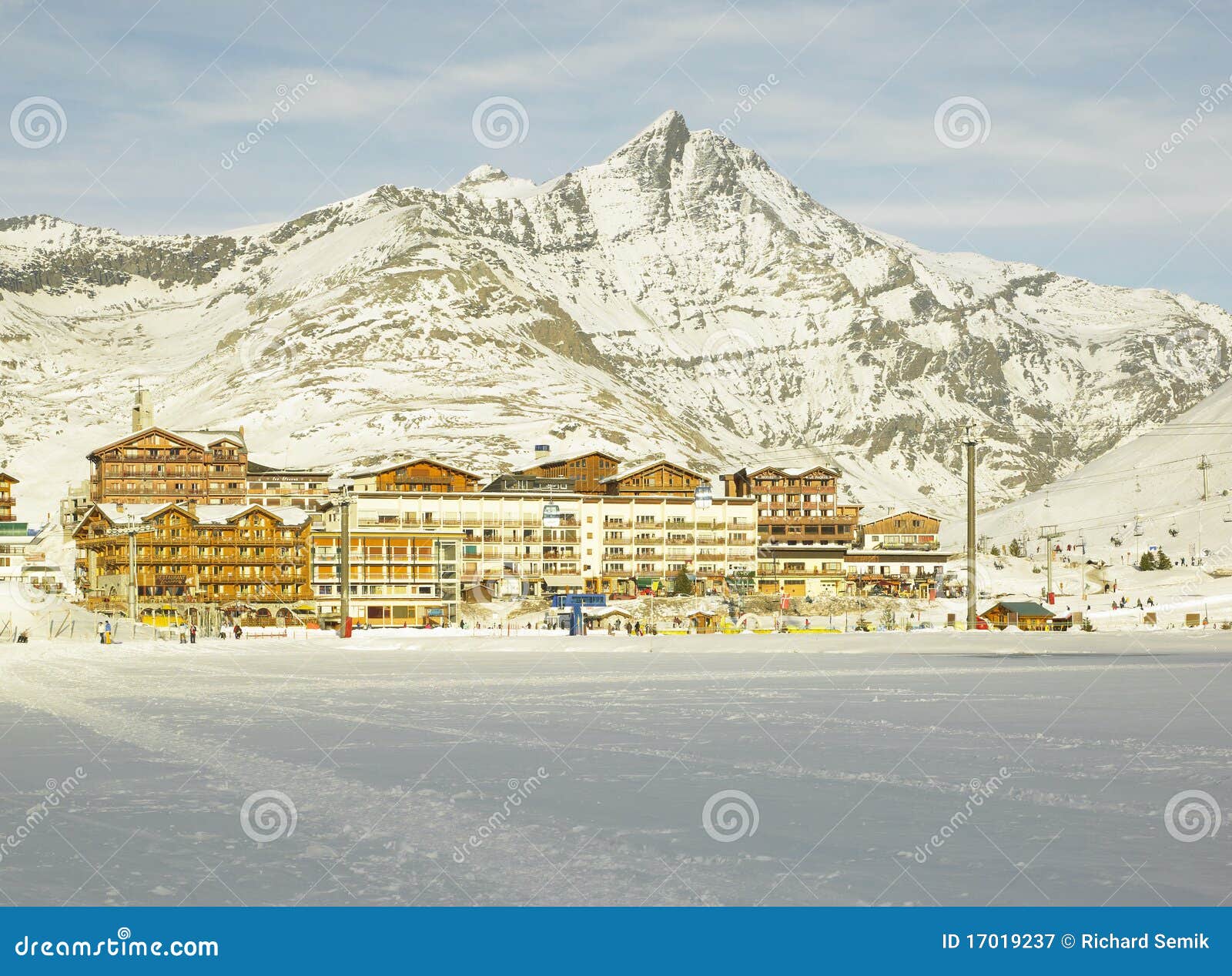 Tignes-le-Lac, France stock image. Image of tignes, alps - 17019237