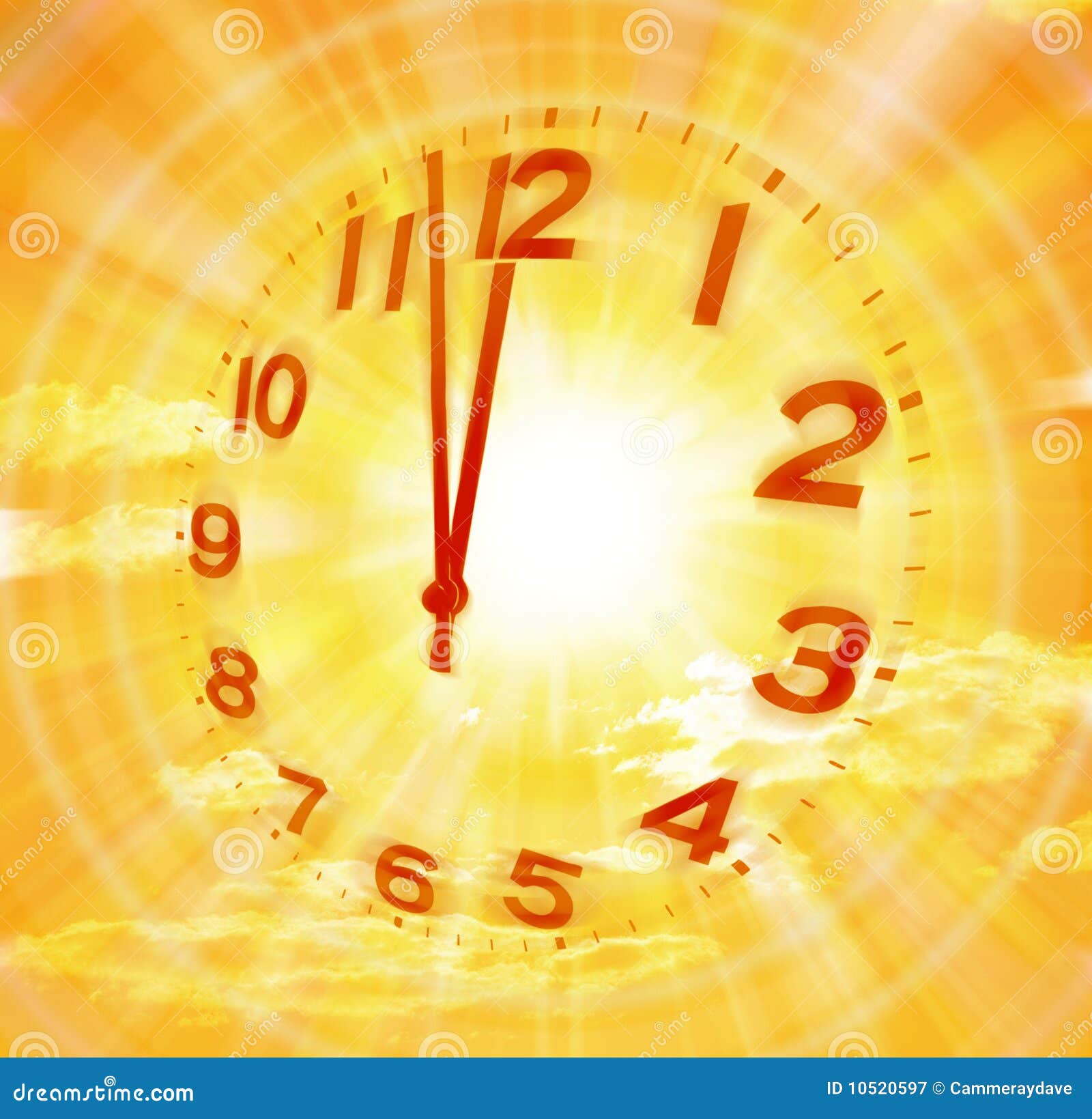 Tijd die uit loopt stock illustratie. Illustration of gezicht - 10520597