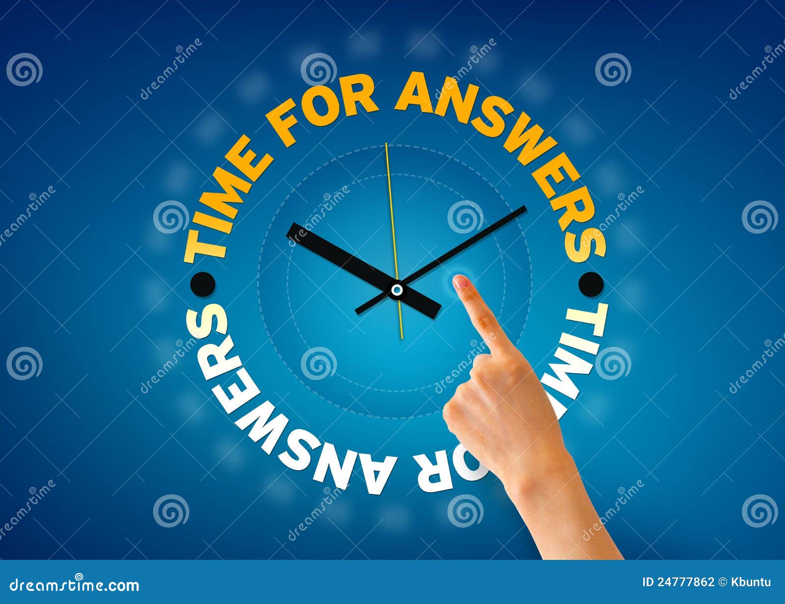 Tijd voor Antwoorden stock illustratie. Illustration of antwoord - 24777862