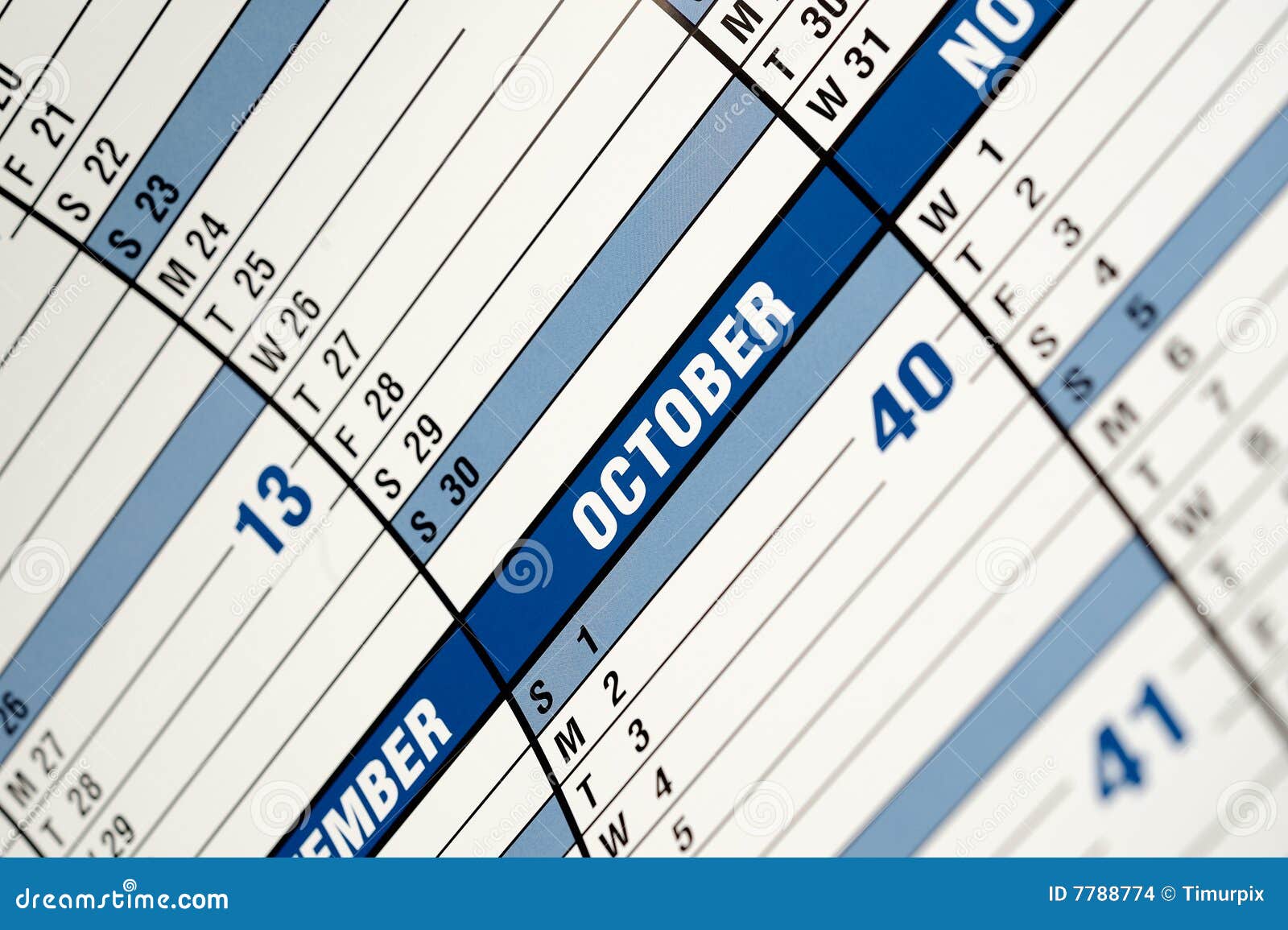 Tijdschema stock foto. Image of dagboek, datum, weekdag - 7788774