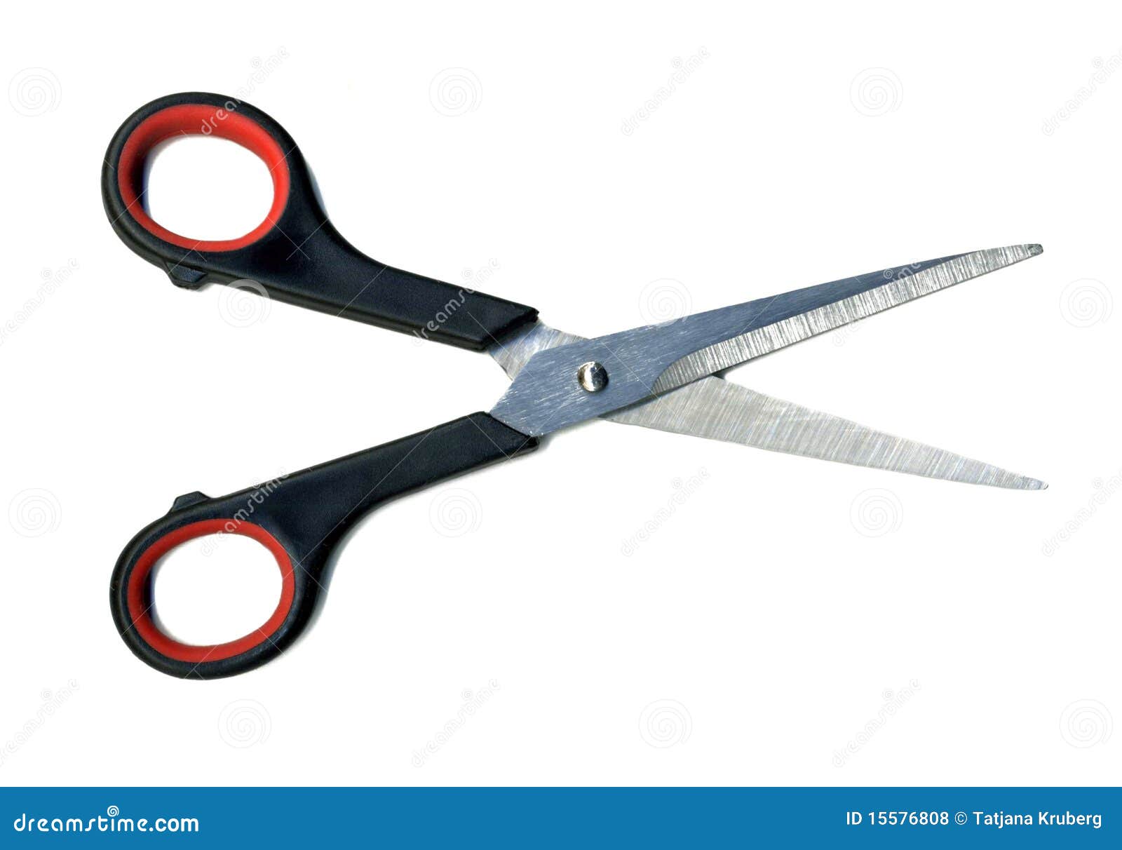 Tijeras negras foto de archivo. Imagen de fuentes, aislado - 15576808