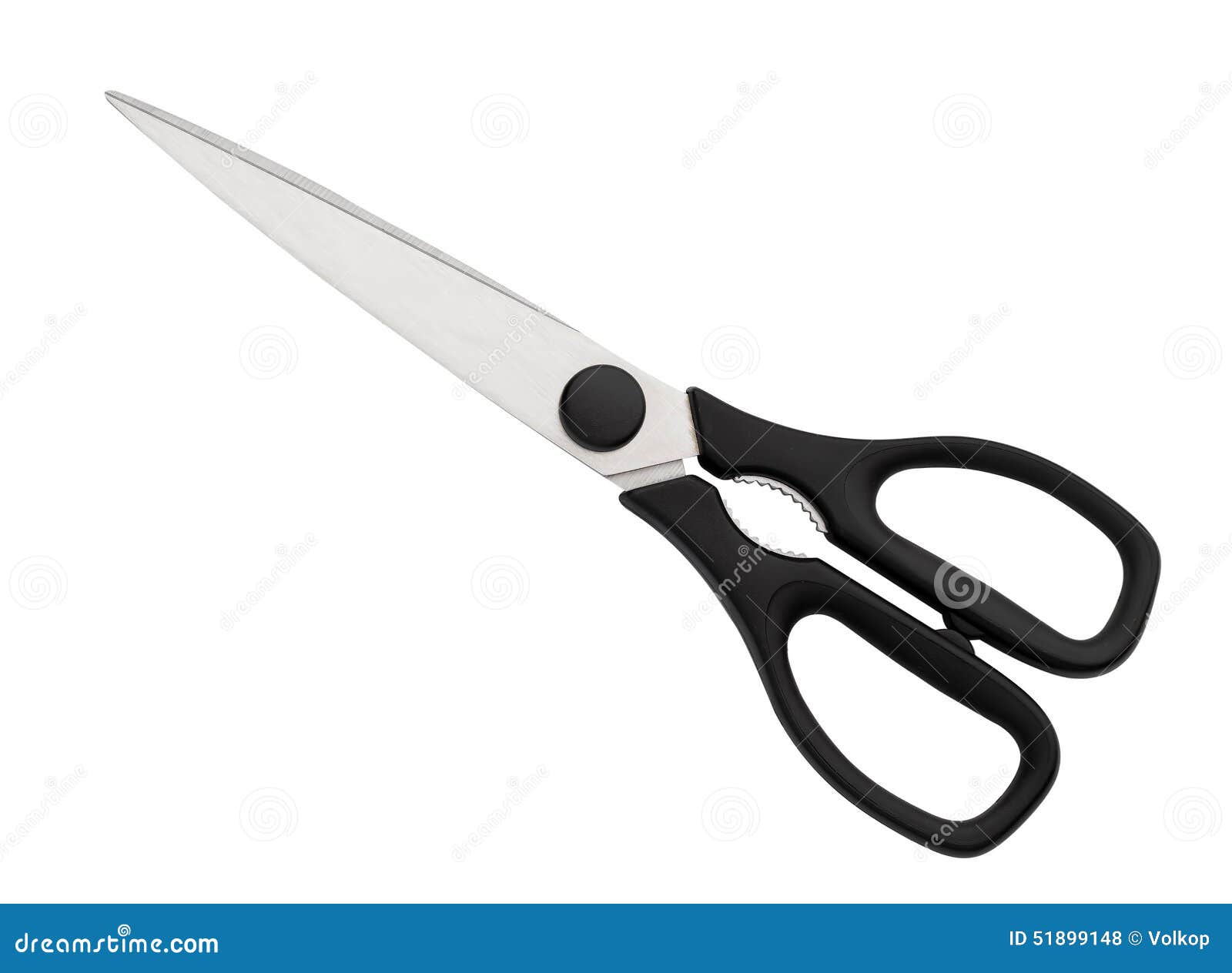 Tijeras Negras Aisladas En Blanco Foto de archivo - Imagen de nadie ...