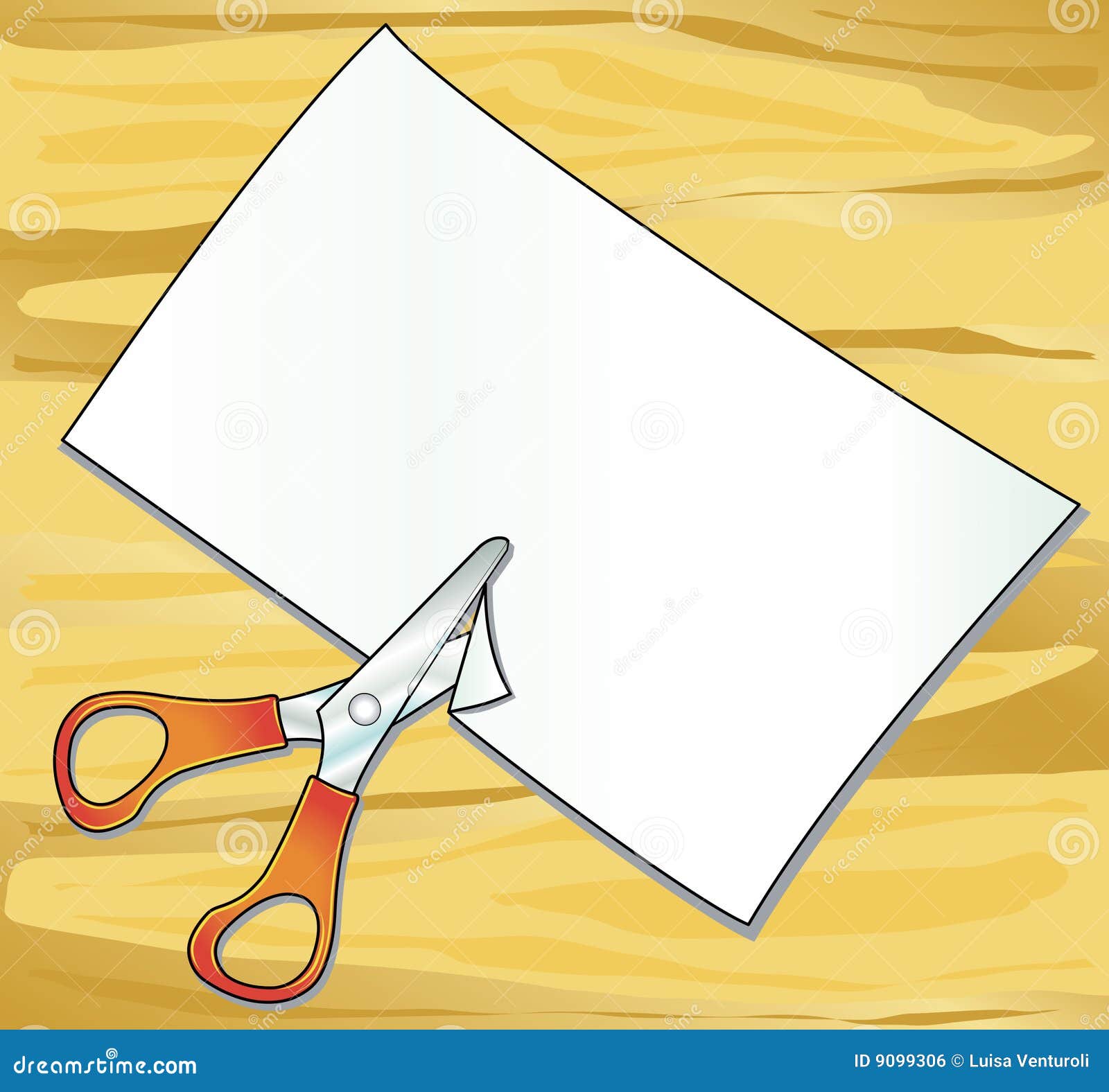 Tijeras Y Papel Imagen de archivo libre de regalías - Imagen: 9099306