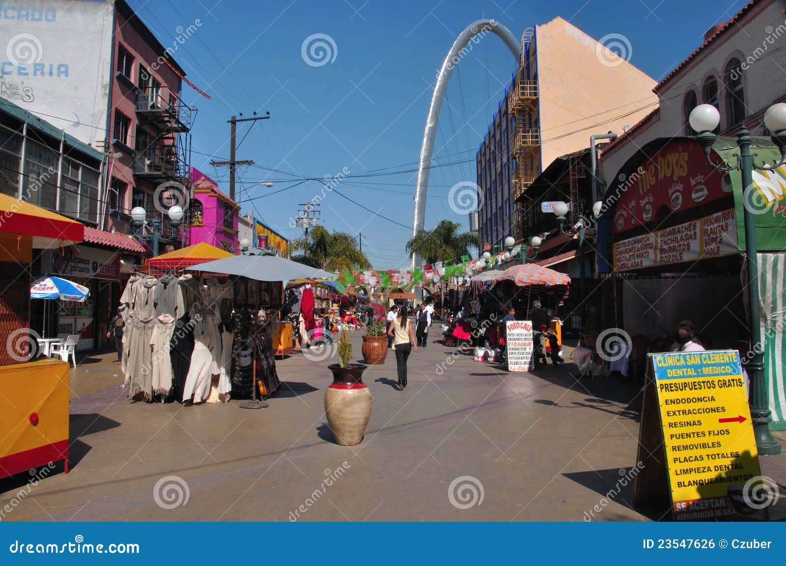 Tijuana Downtown Gentrification Editorial Photo | CartoonDealer.com ...