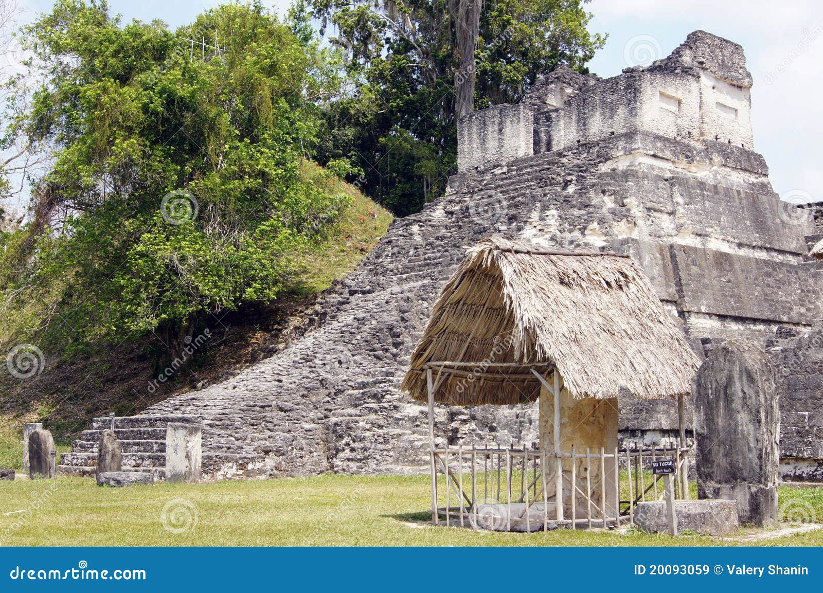 Tikal stock image. Image of history, clouds, destinations - 20093059