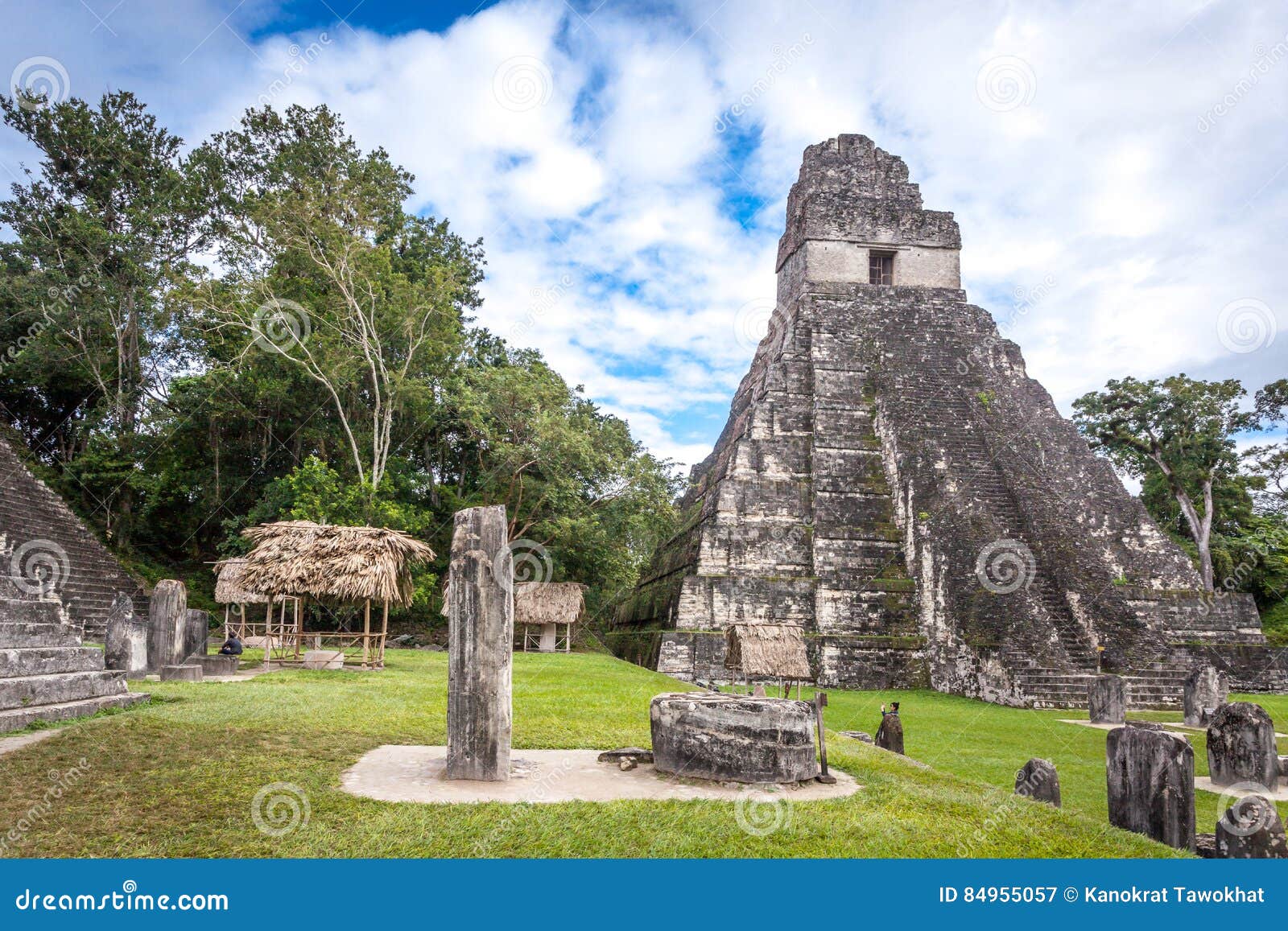 Tikal imagen de archivo. Imagen de amanecer, herencia - 84955057