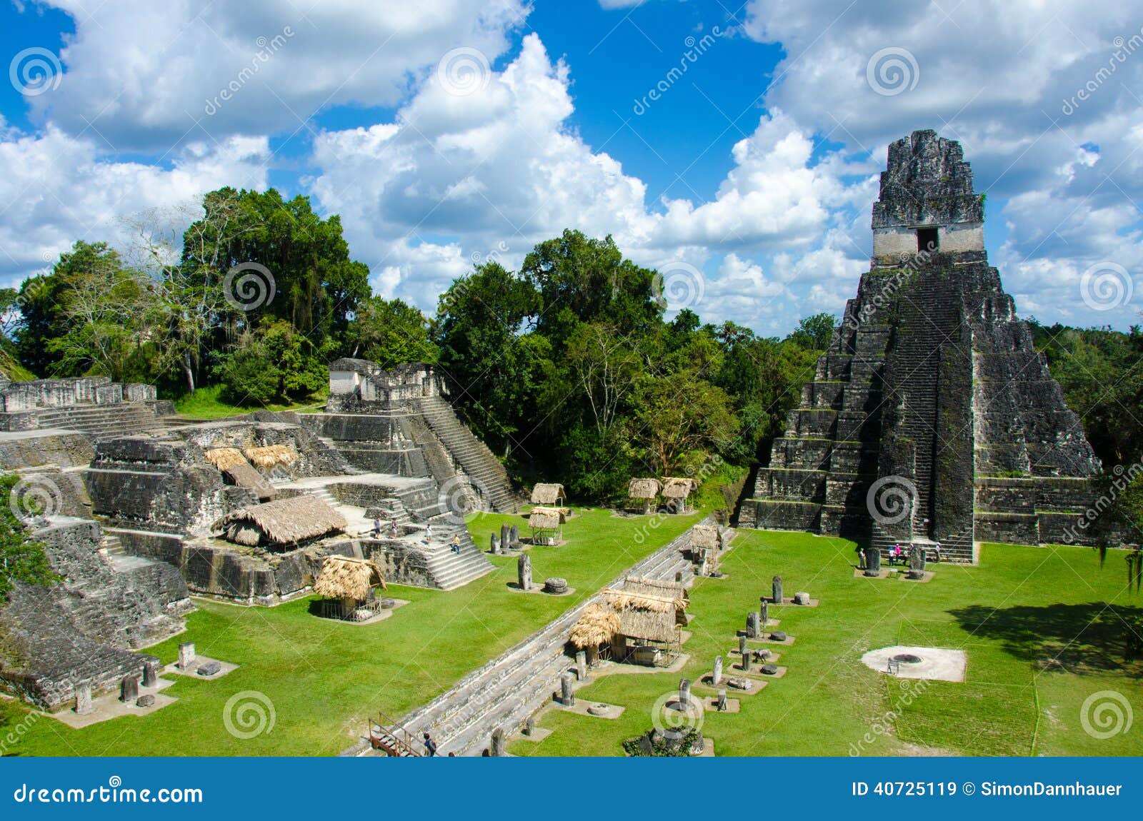 Tikal Guatemala imagen de archivo. Imagen de famoso, antiguo - 40725119
