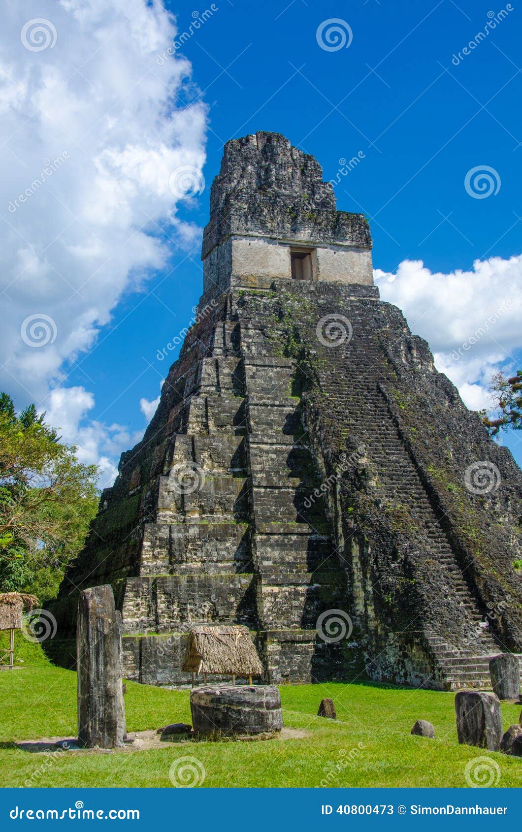 Tikal Guatemala image stock. Image du royaume, indigène - 40800473