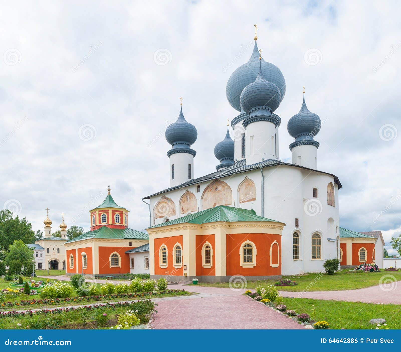 Tikhvin Assumption Monastery Stock Photo - Image of theotokos, landmark ...