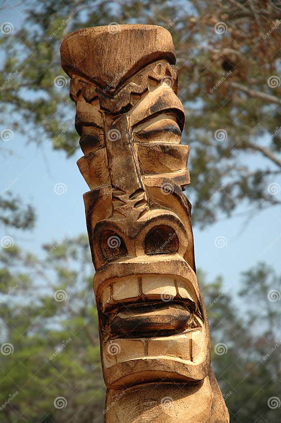 Tiki stock image. Image of polynesian, statues, gods, mythology - 4090455