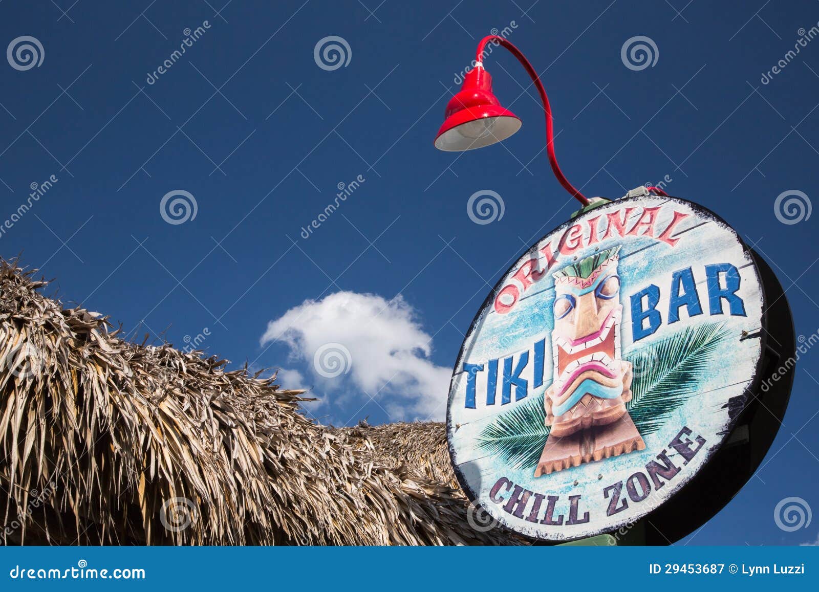 Tiki Bar Sign editorial photography. Image of detail - 29453687