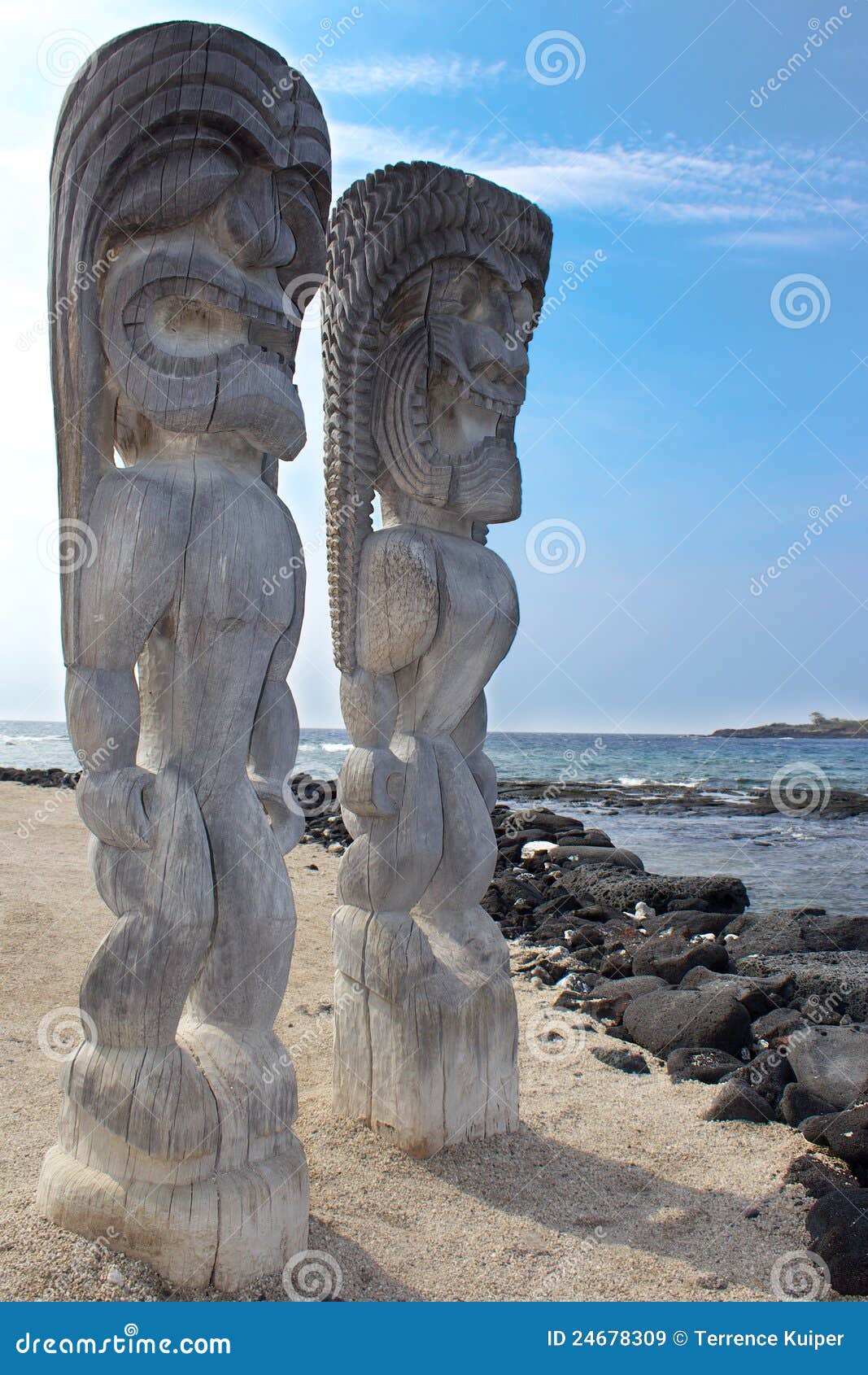 Tiki Gods stock image. Image of woodern, carving, statue - 24678309