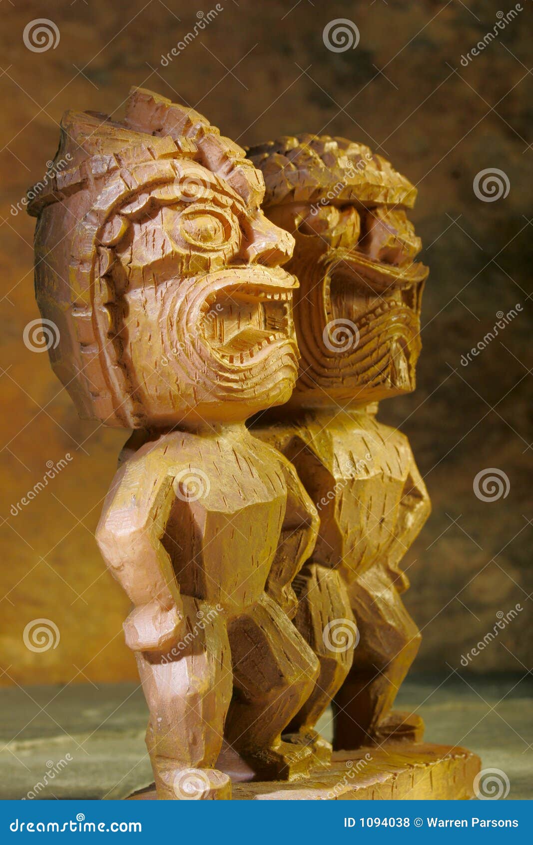 Tiki statues stock photo. Image of deities, superstition - 1094038