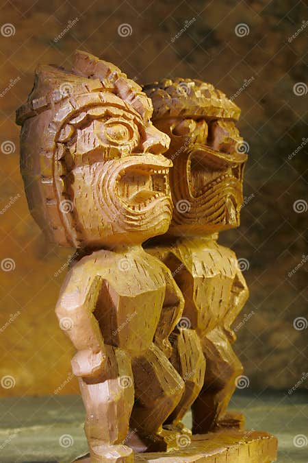 Tiki statues stock photo. Image of deities, superstition - 1094038