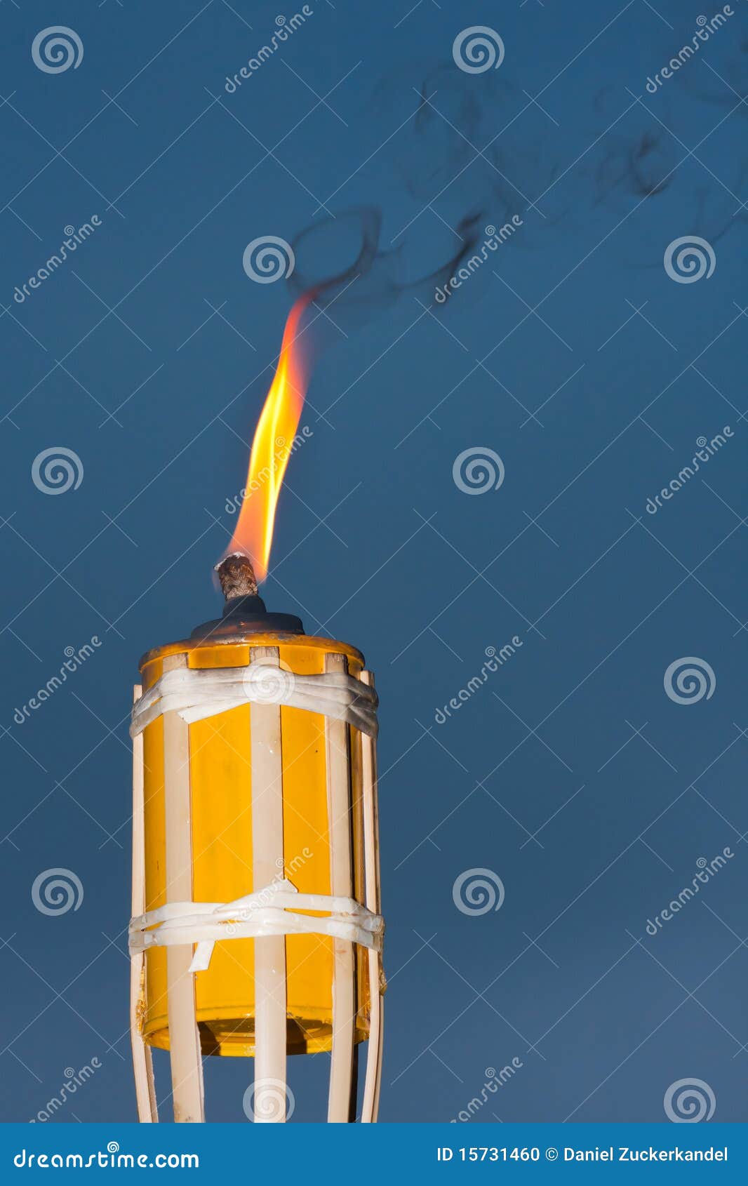 Tiki torch stock photo. Image of repellent, night, burning - 15731460