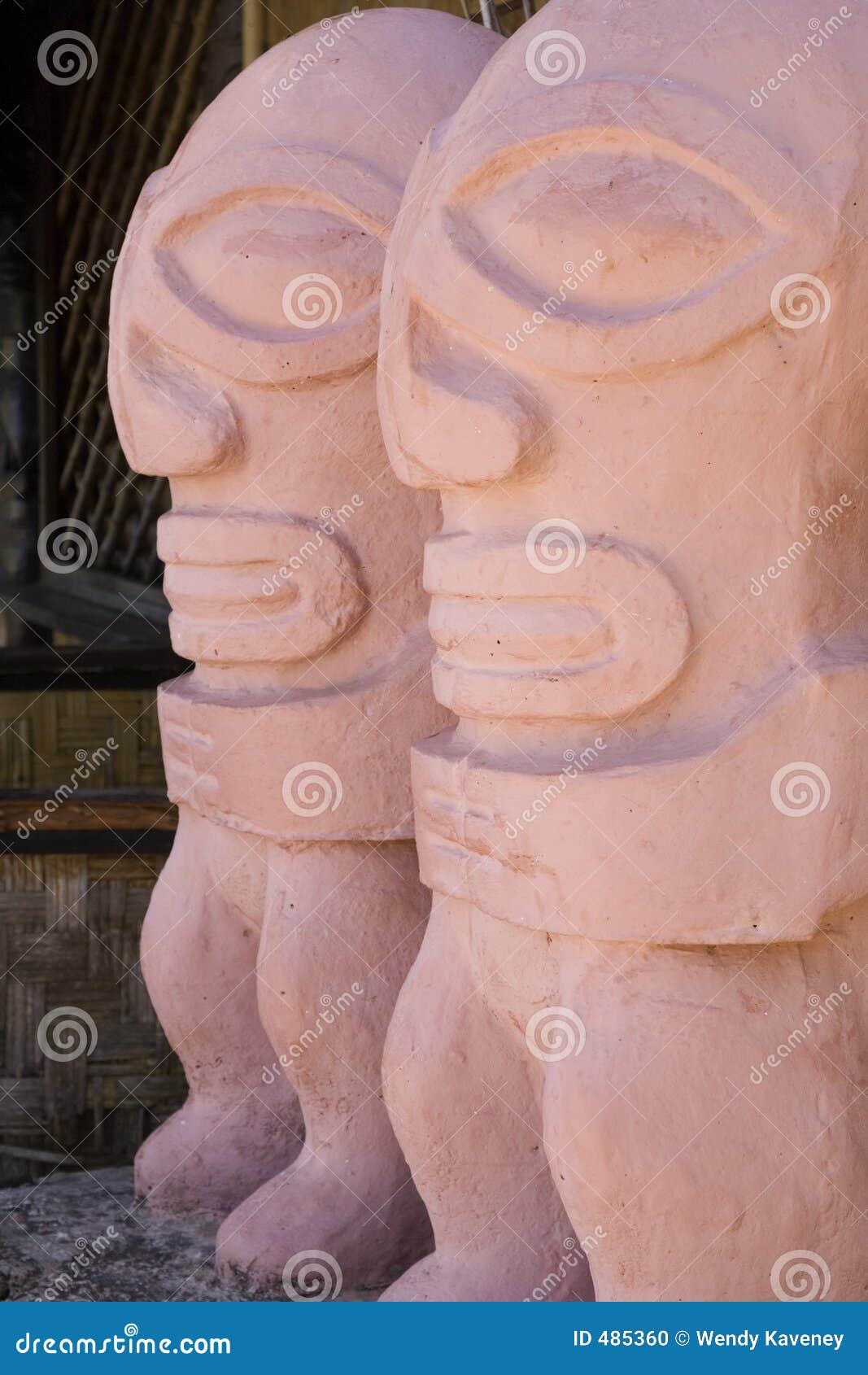 Tikis stock photo. Image of twins, tiki, tropical, statues - 485360