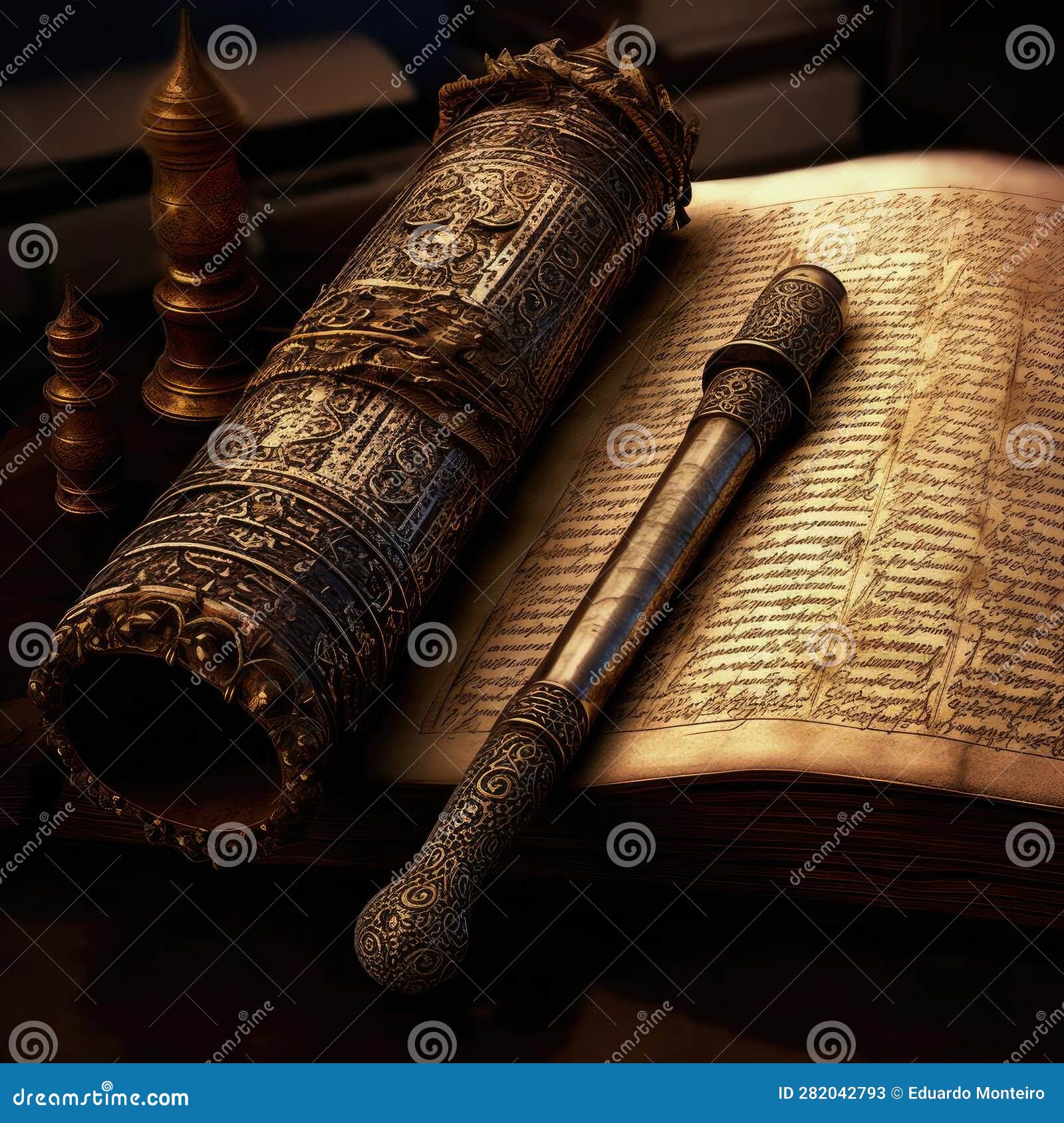 A Tikkun, or Book Used To Correct Errors in Torah Scrolls Stock ...