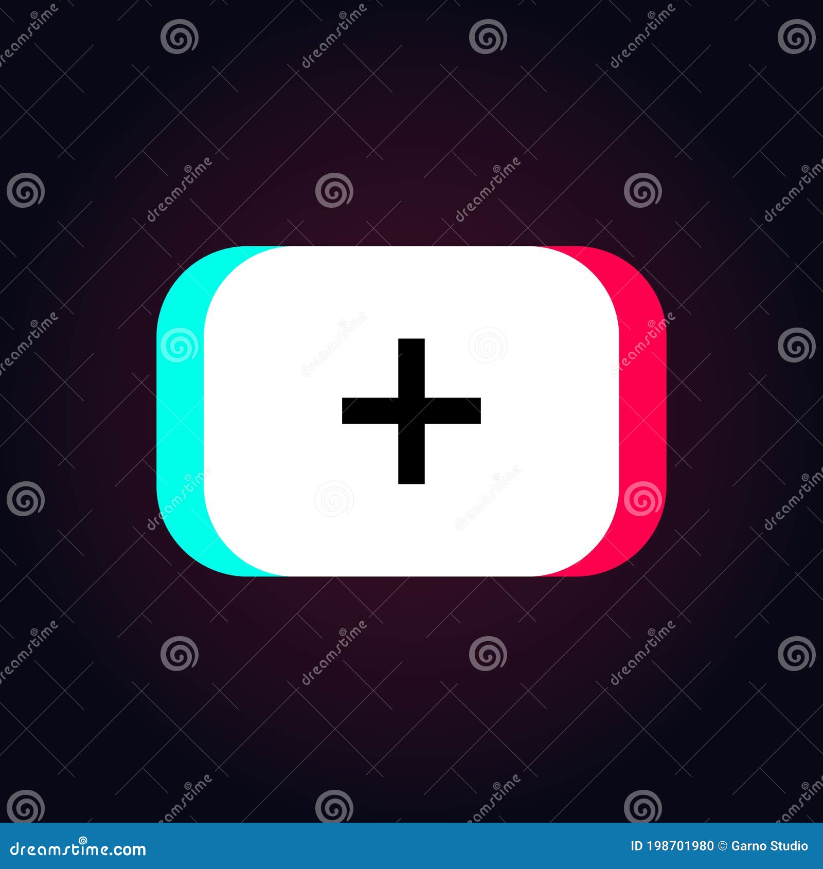 TikTok Add Icon. Duotone stock vector. Illustration of duotone - 198701980 TikTok Add Icon. Duotone stock vector. Illustration of duotone - 198701980