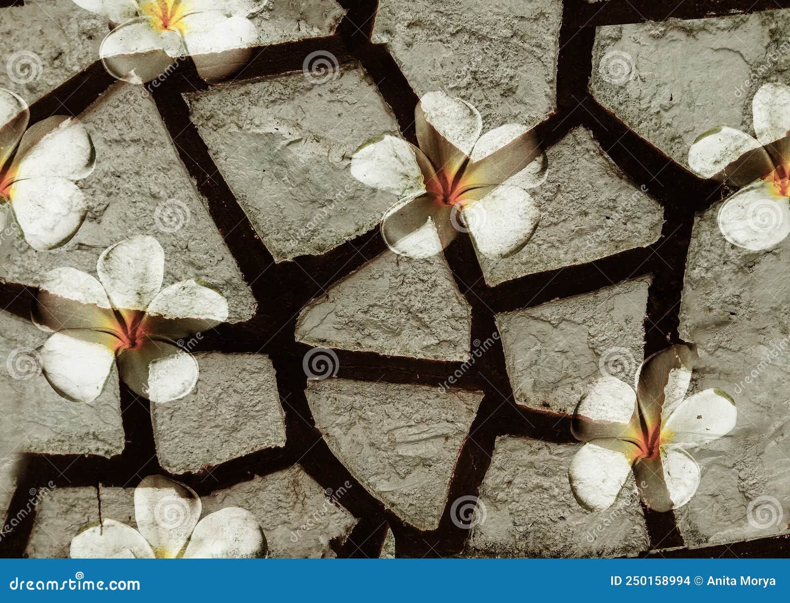 Tilable Wall Texture Floral Pattern Polygon Geometric Background Stock ...