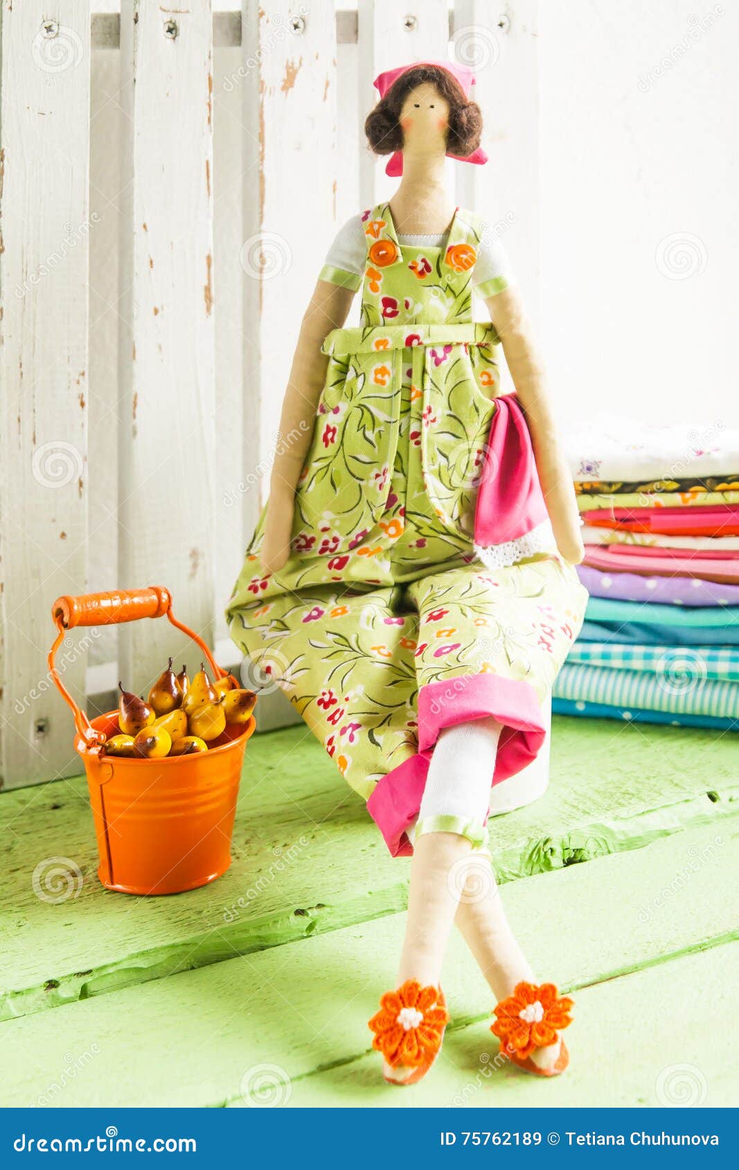 Tilda doll stock image. Image of affectionate, childhood - 75762189