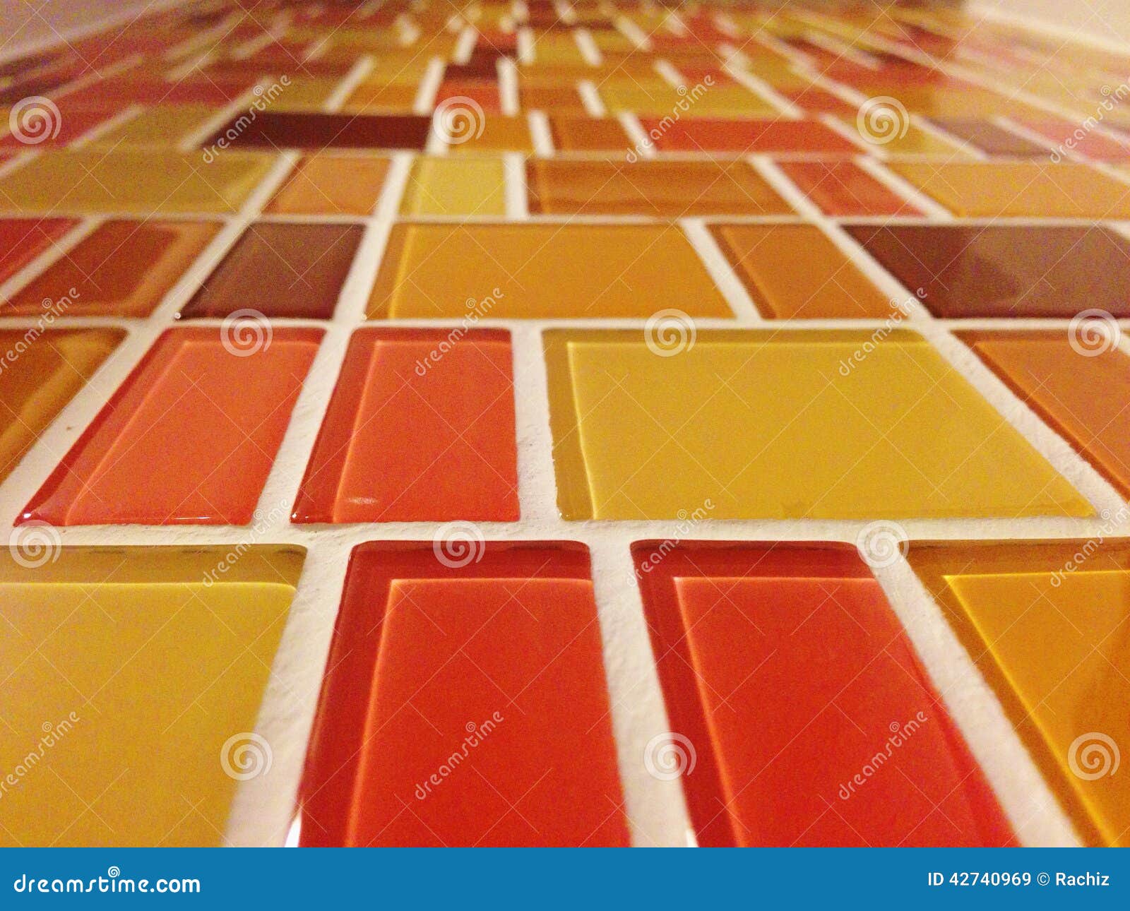 Tile stock image. Image of wall, orange, tile, yellow - 42740969