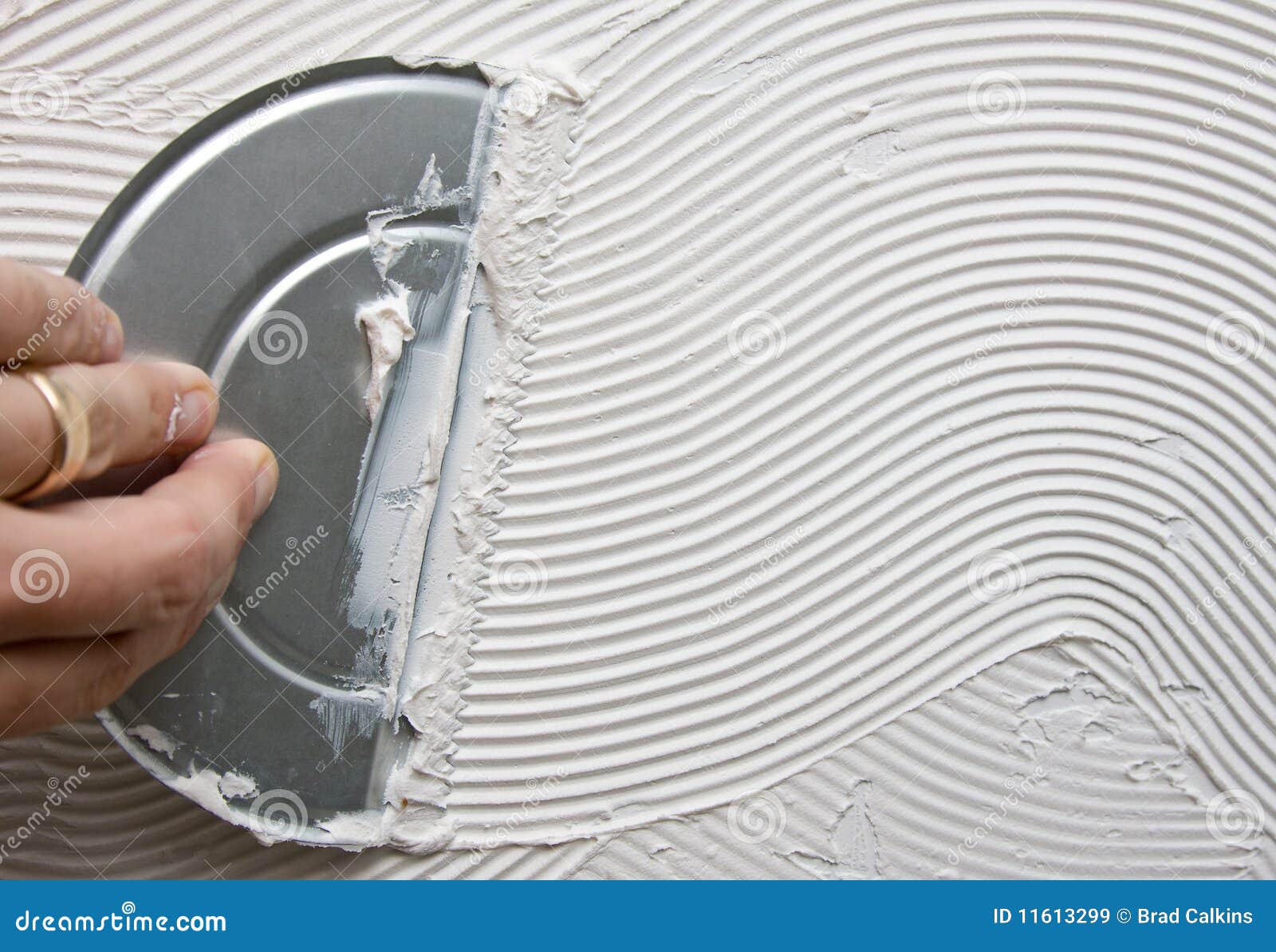 Tile adhesive stock image. Image of textured, texture - 11613299