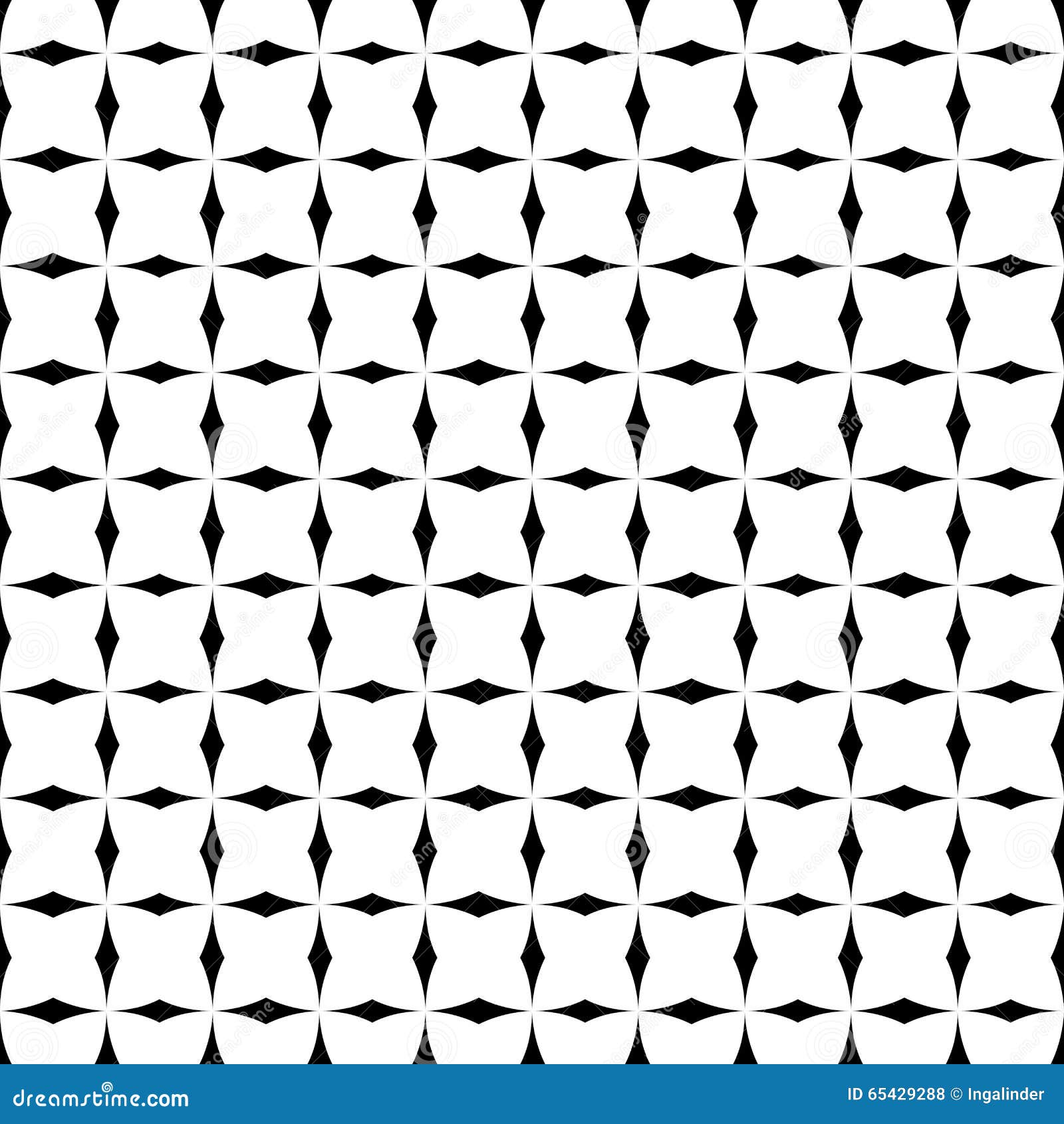 Tile Black and White Vector Pattern Stock Vector - Illustration of ...