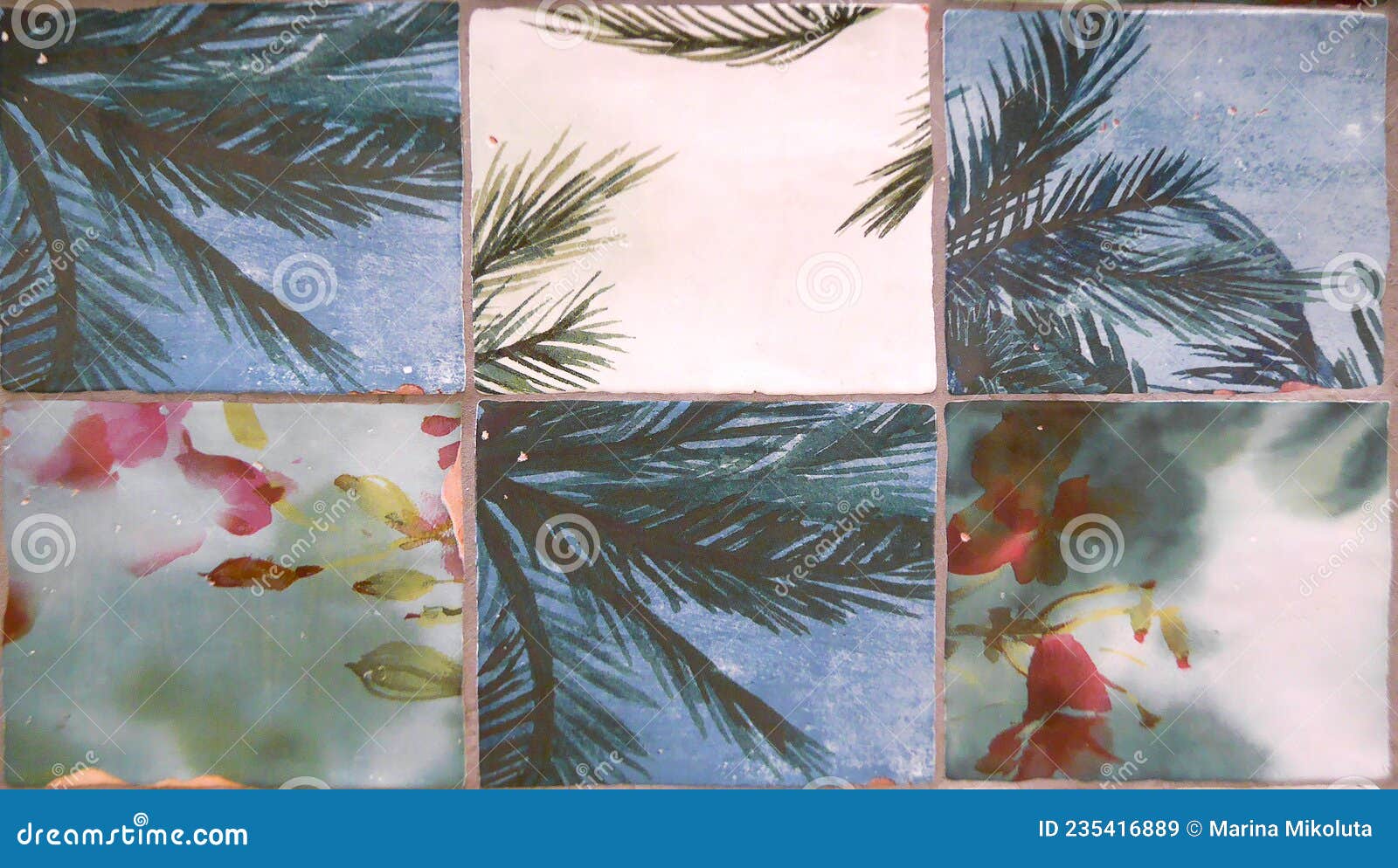 Tile with Decor Pattern. Ceramic Background for Interior Stock Image ...