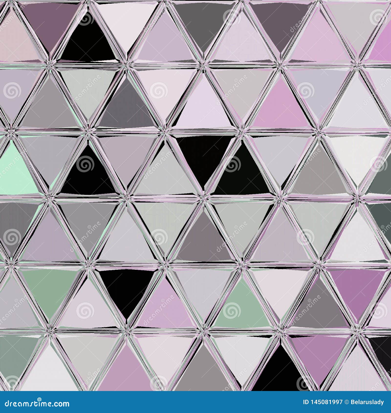 Tile Decor Triangles Wallpaper. Modern Texture in Silver Color Stock ...