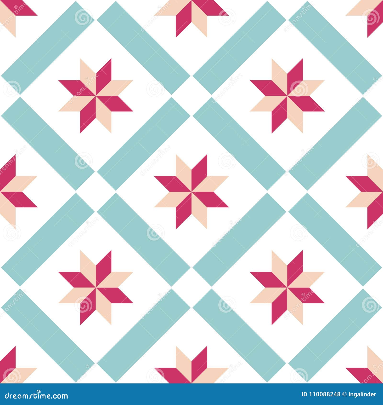 Tile Decorative Floor Tiles Vector Pattern Stock Vector - Illustration ...